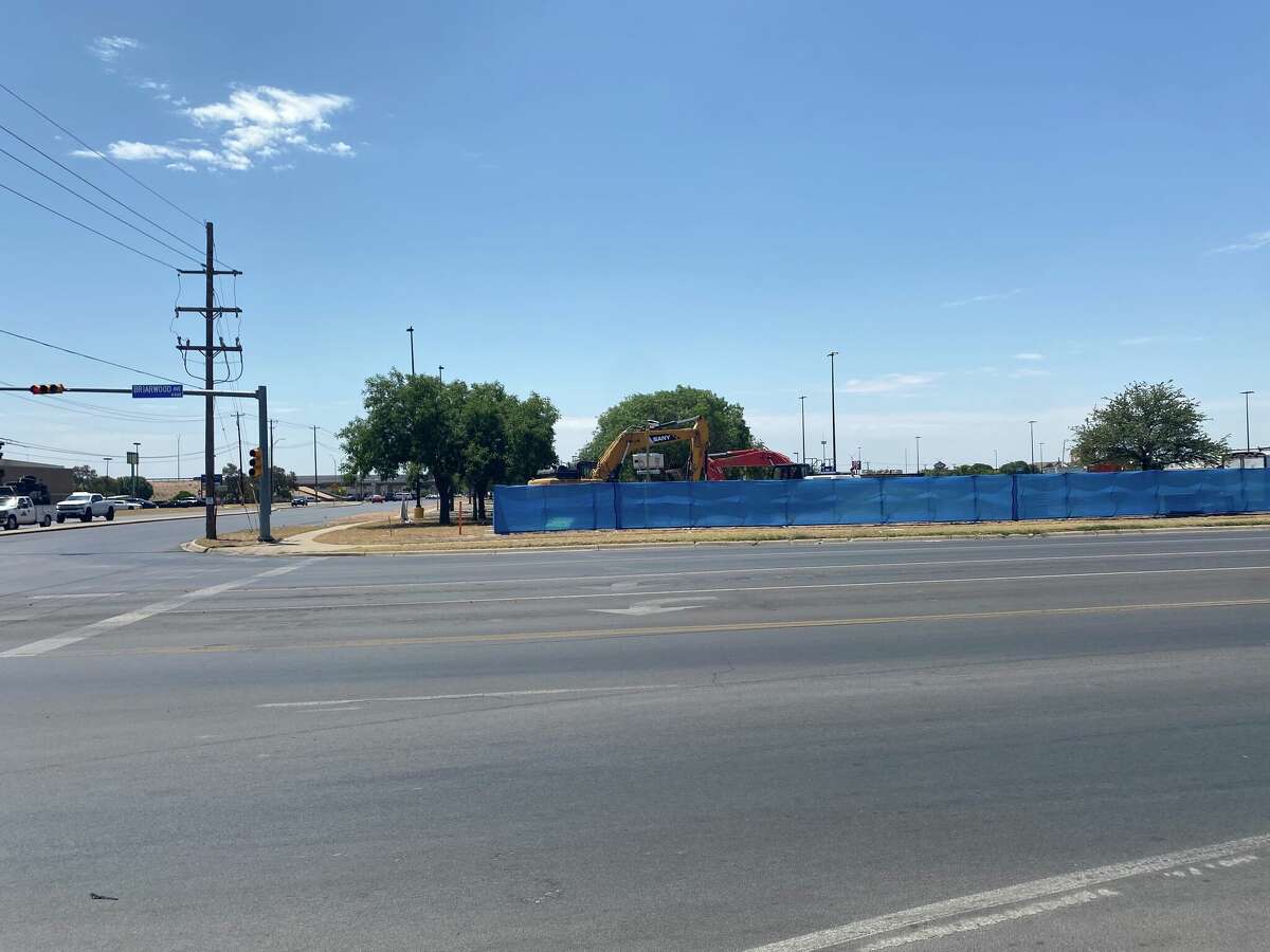 Changes happening outside Midland's northside Walmart