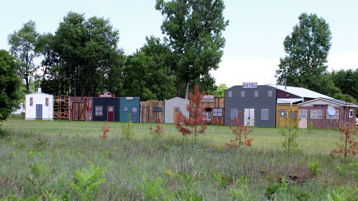 UP AND DOWN THE RIVER: The old western town in Paris, Michigan