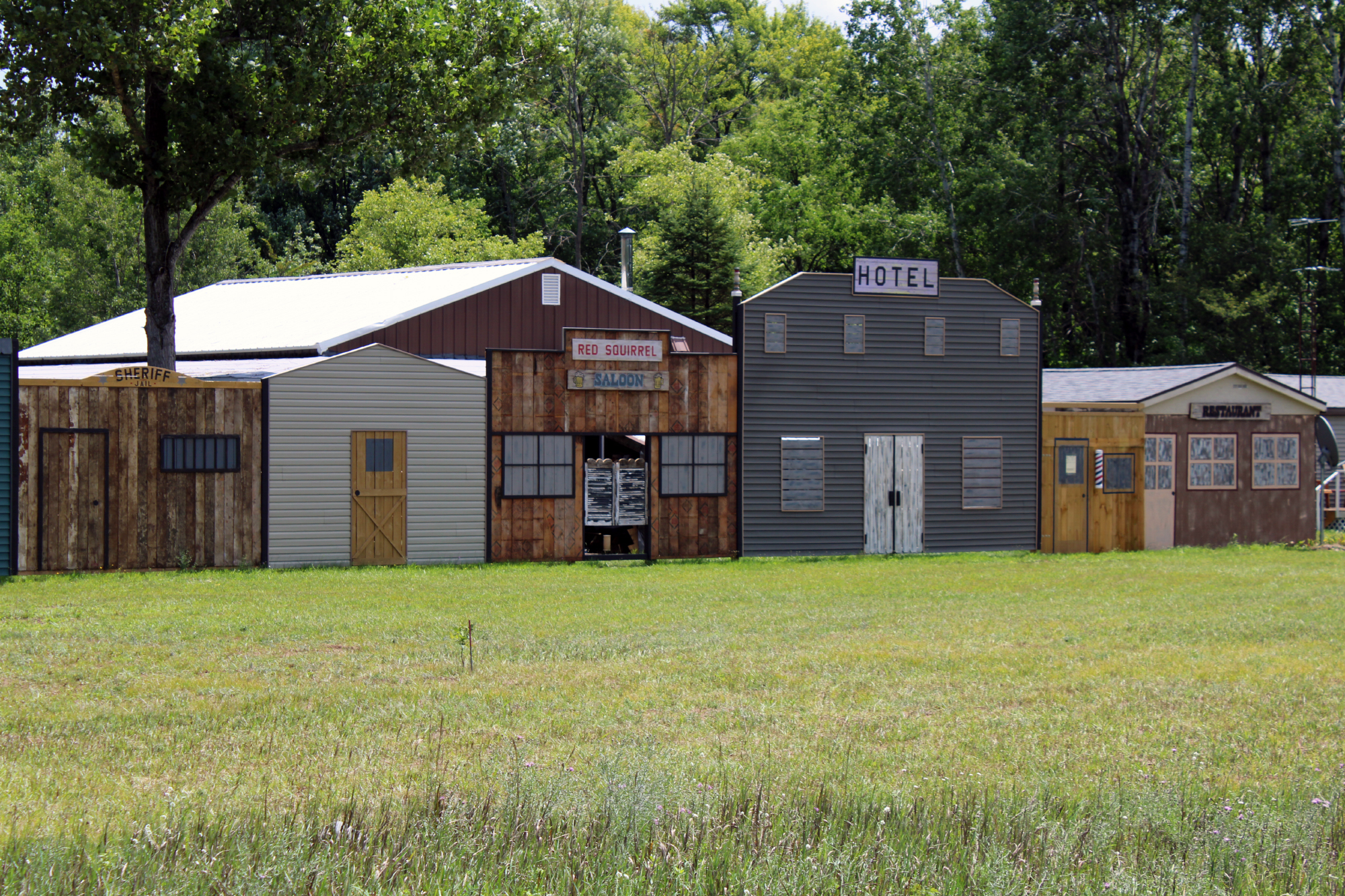 UP AND DOWN THE RIVER: The old western town in Paris, Michigan