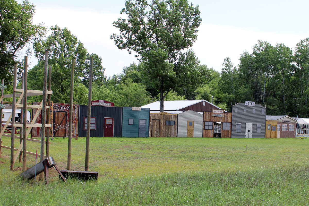 UP AND DOWN THE RIVER: The old western town in Paris, Michigan