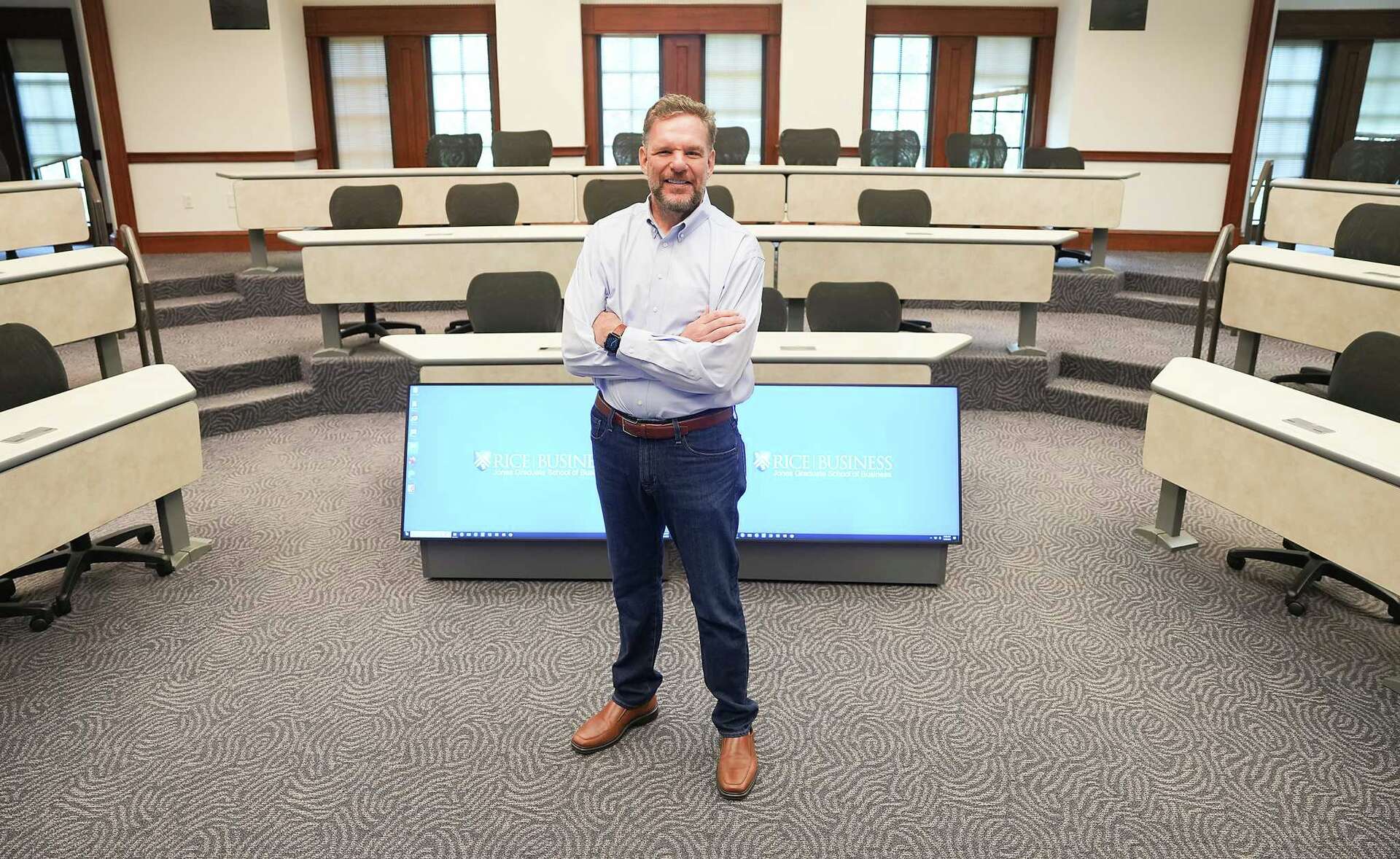 Rice University professor recovers from optical tumor, embolism