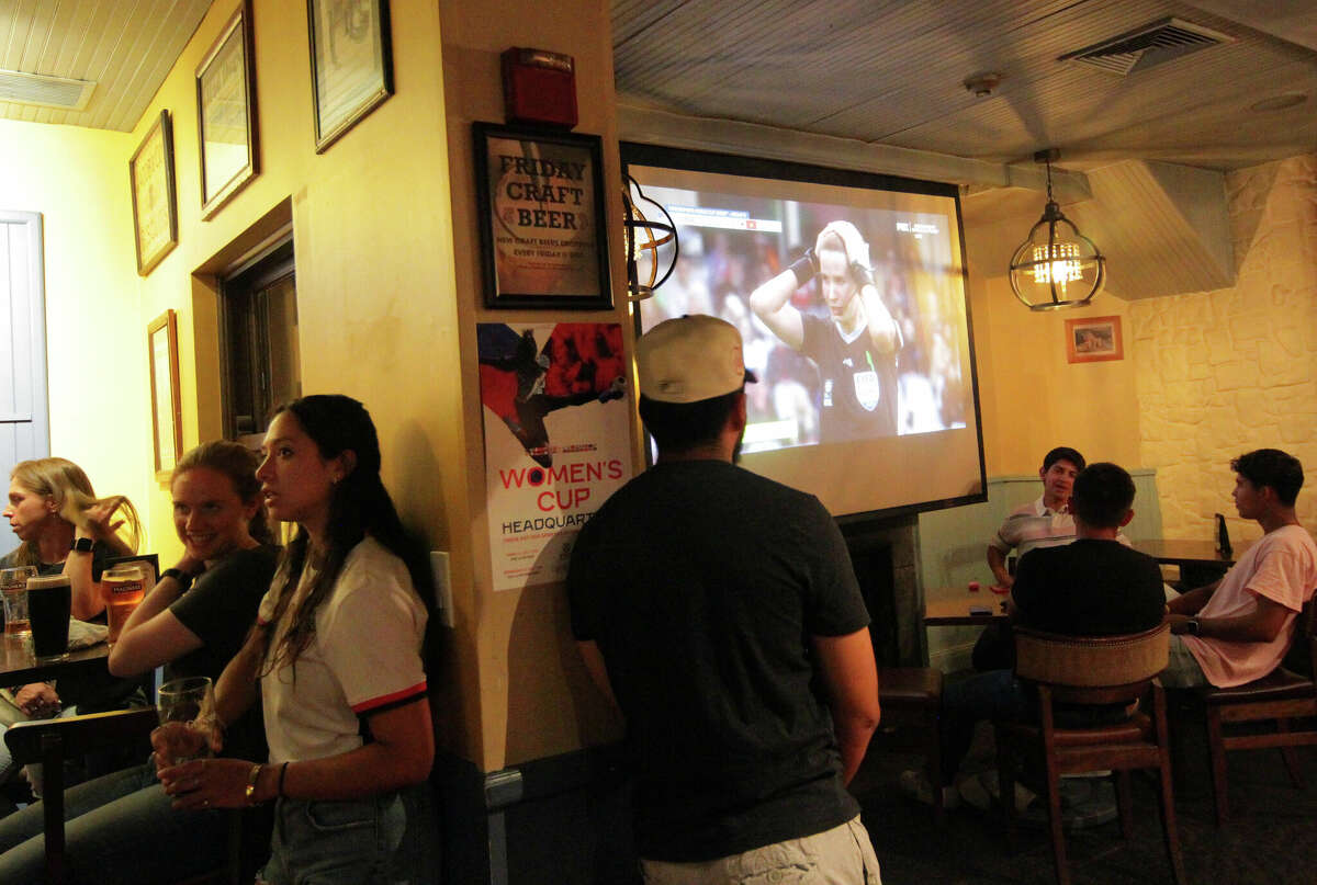Photos: Fans cheer for US women at World Cup watch party in Stamford