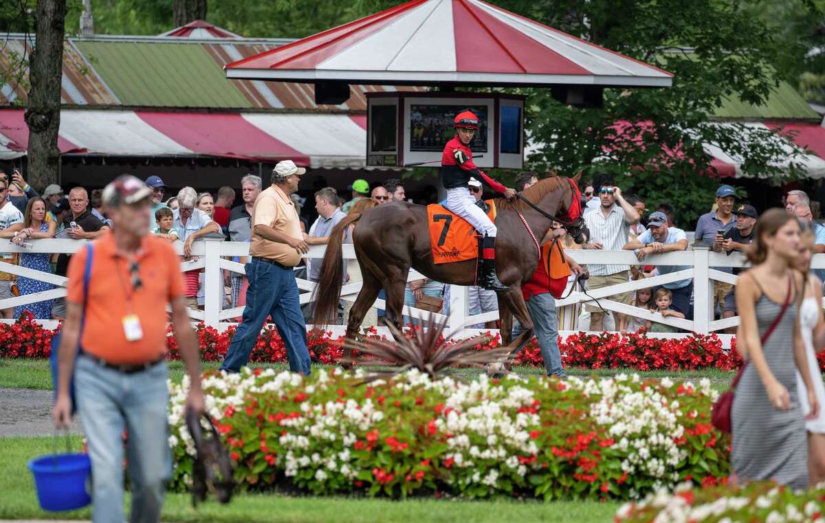Saratoga apprentice jockey learning from Hall of Famer Cordero