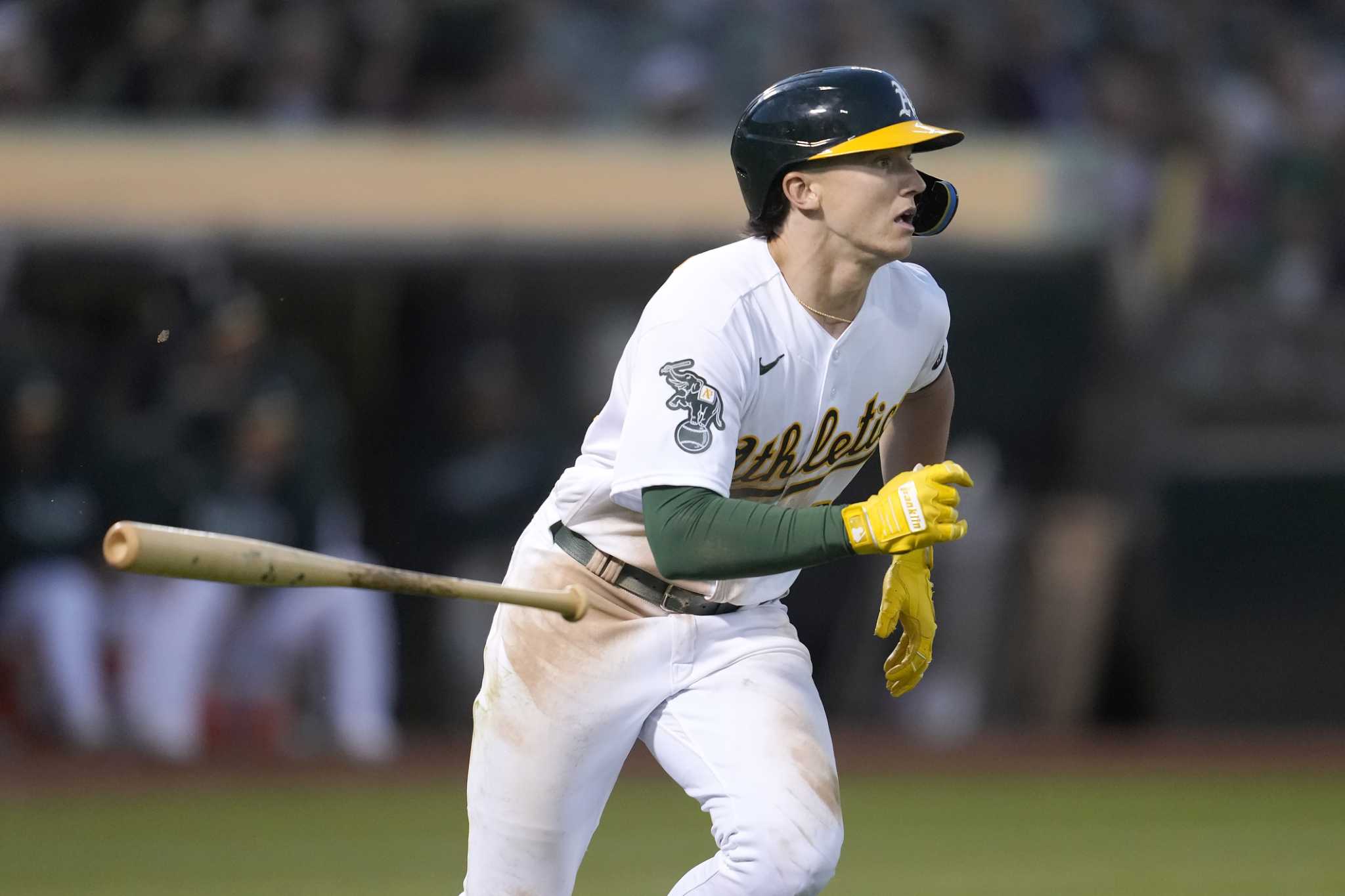 Zack Gelof’s big night powers A’s to rare win over Astros