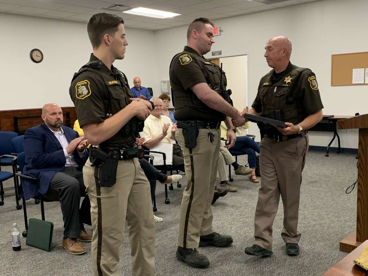 Mecosta County sheriff's deputies recognized for service