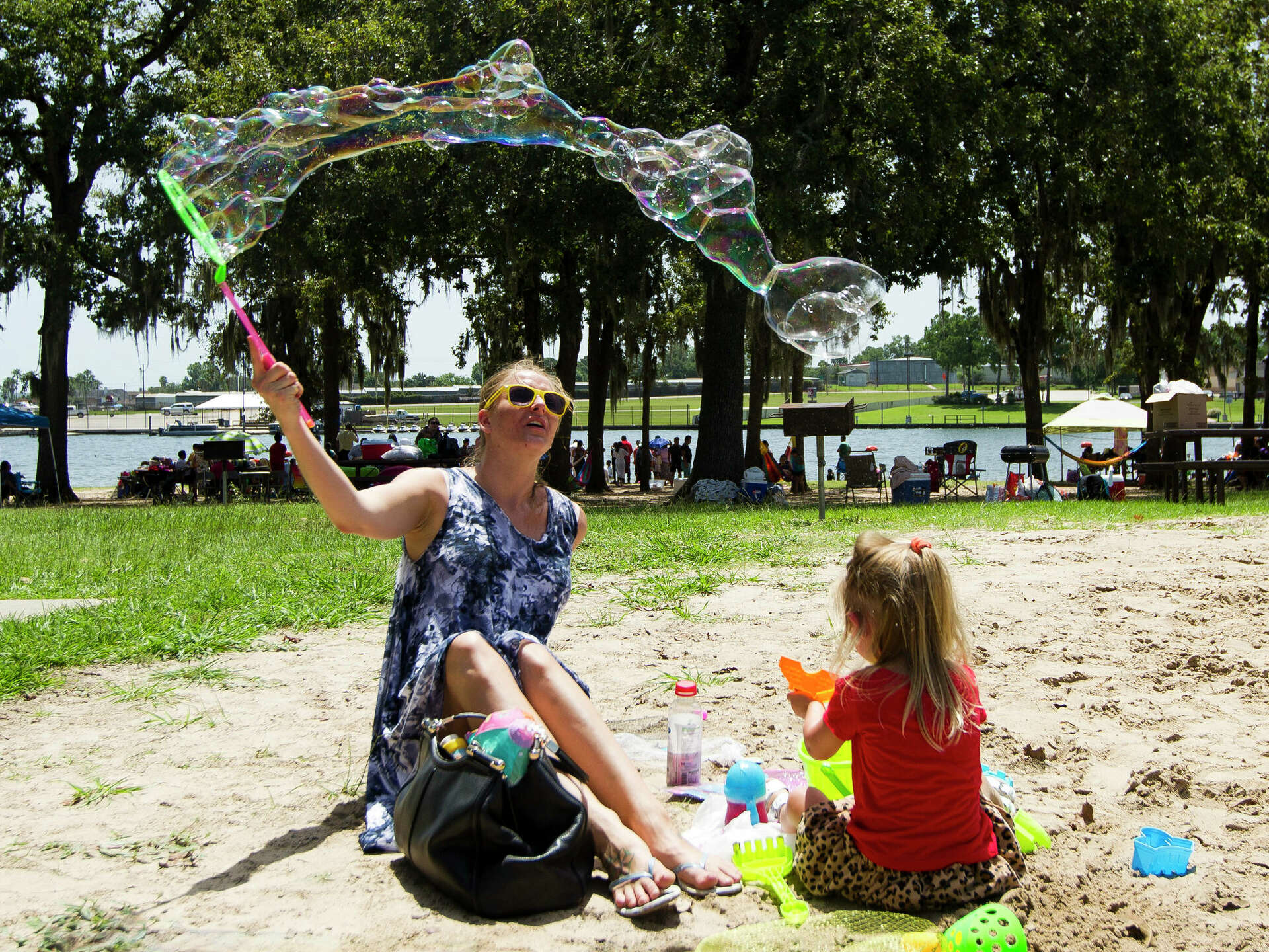 Lake Conroe Park will reopen this summer with a beach theme