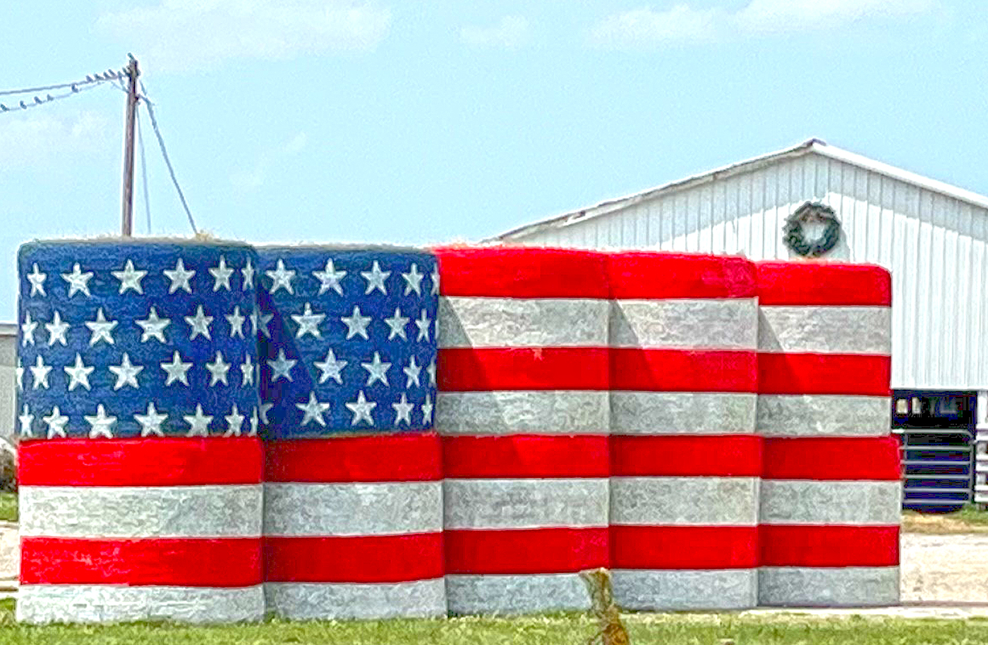 What so proudly we bale-d