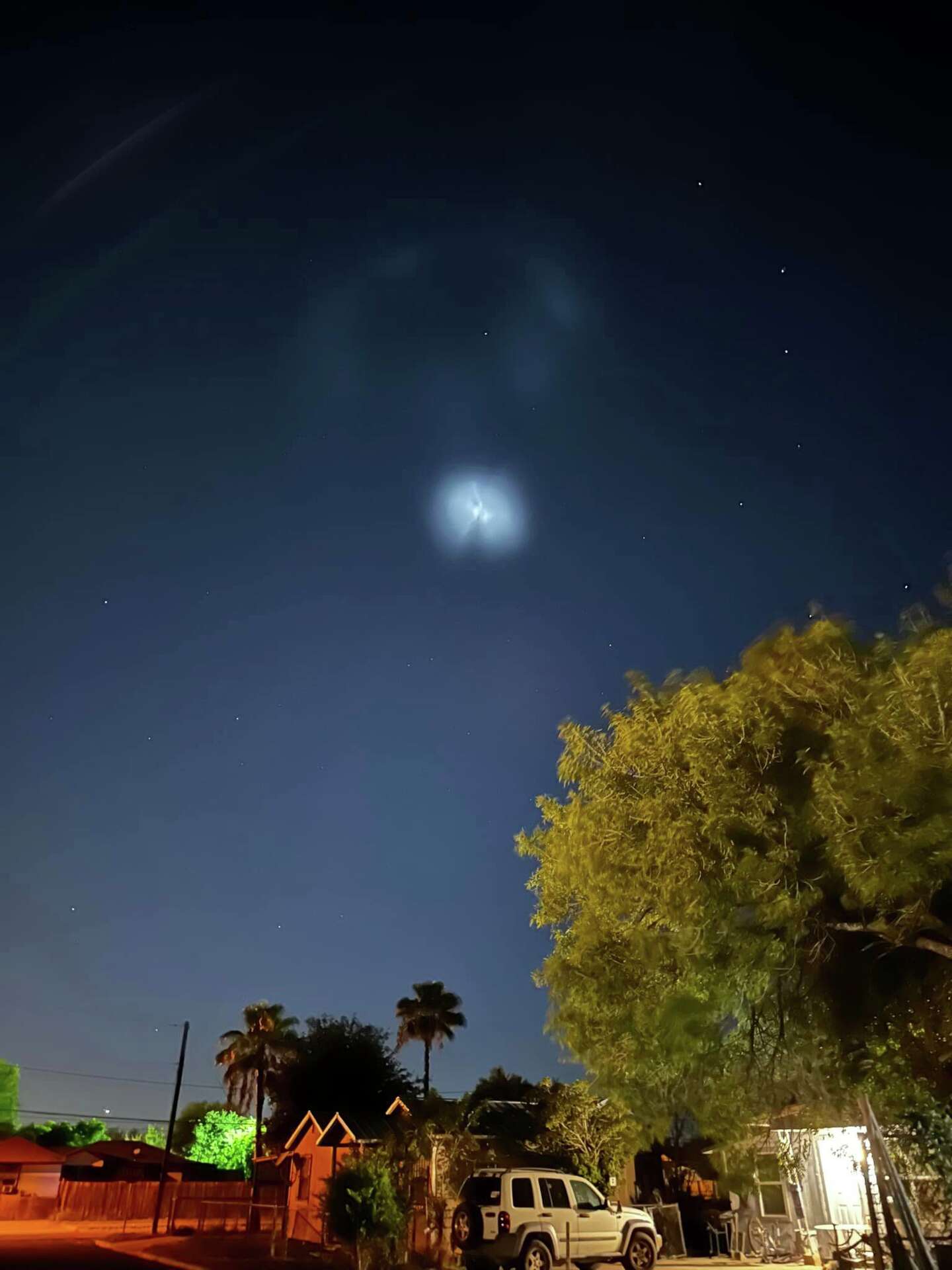 What were those strange lights appearing over Texas?
