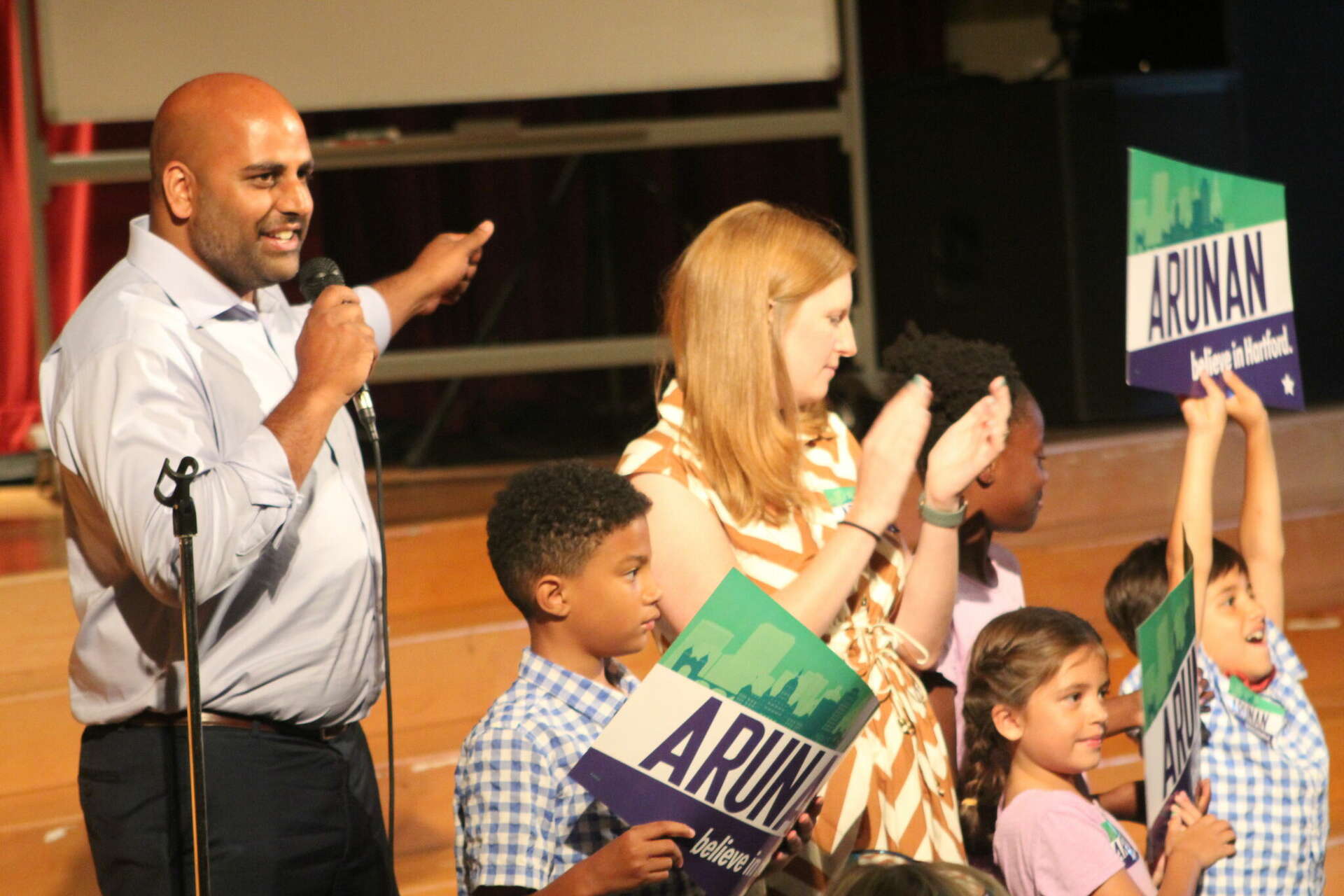 Hartford mayoral candidate's ad features his five children