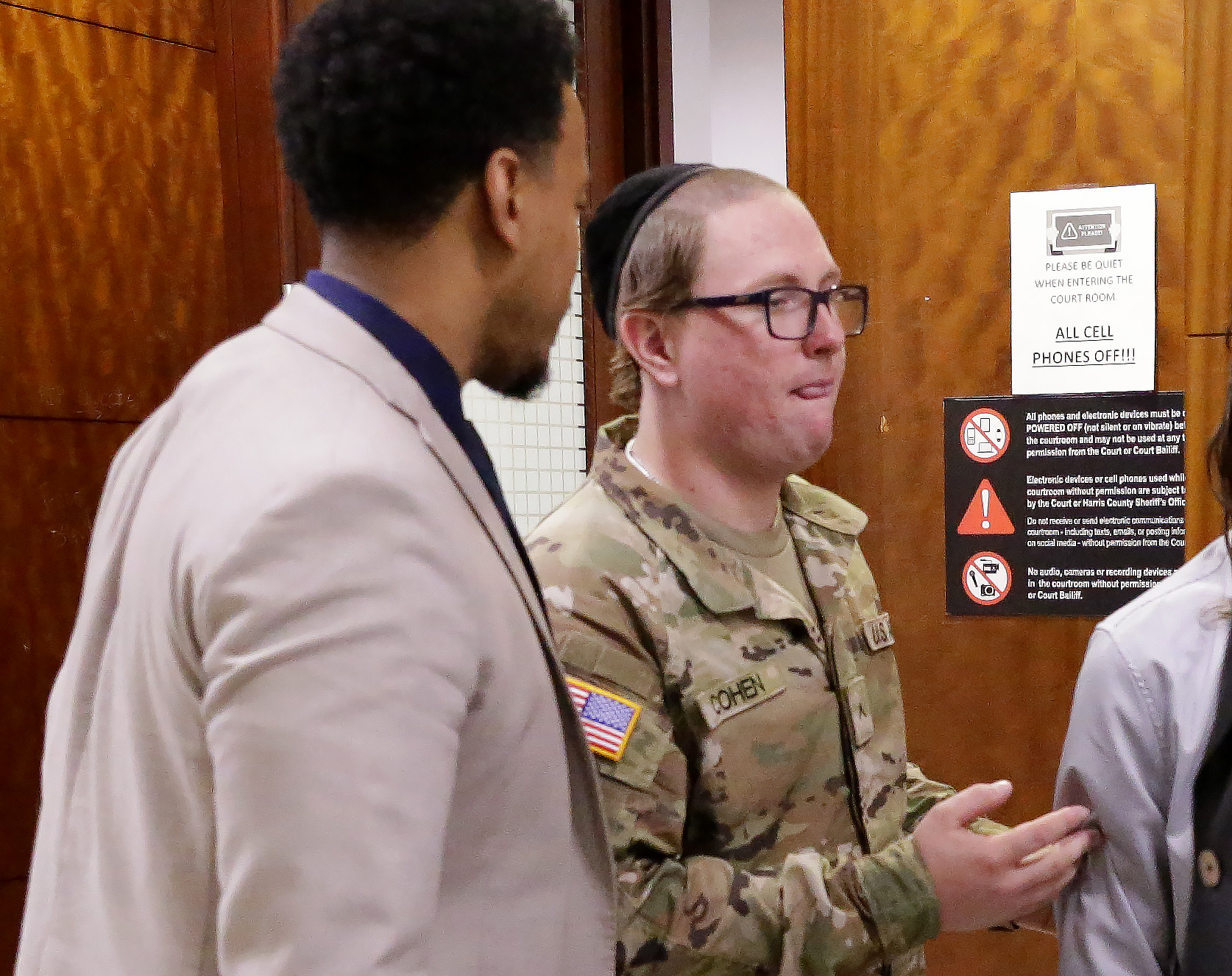 The eldest son of Hayim Cohen, who is accused of abuse, also accused