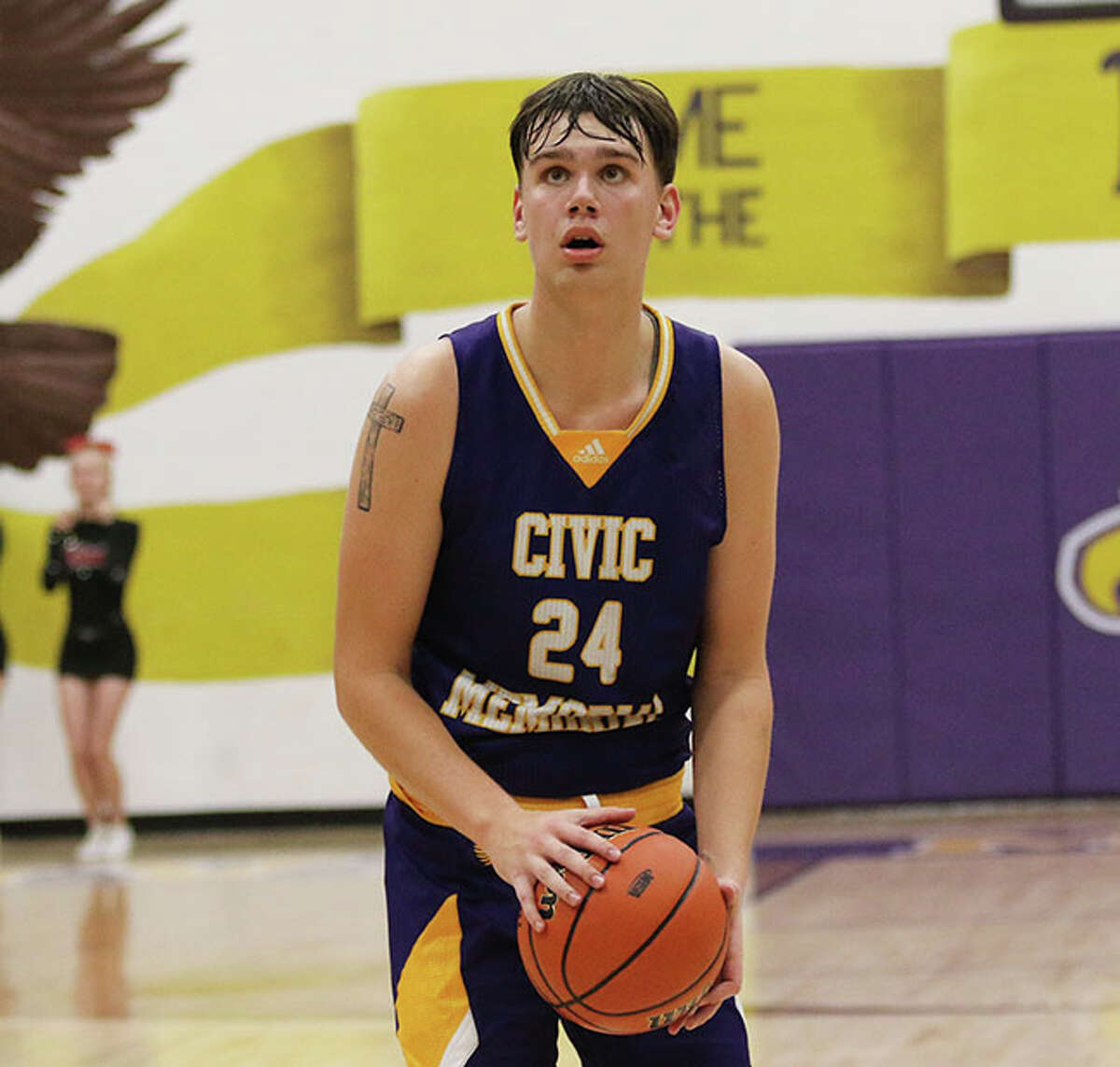 It's basketball, no matter the height, for CM 7-footer Buckley