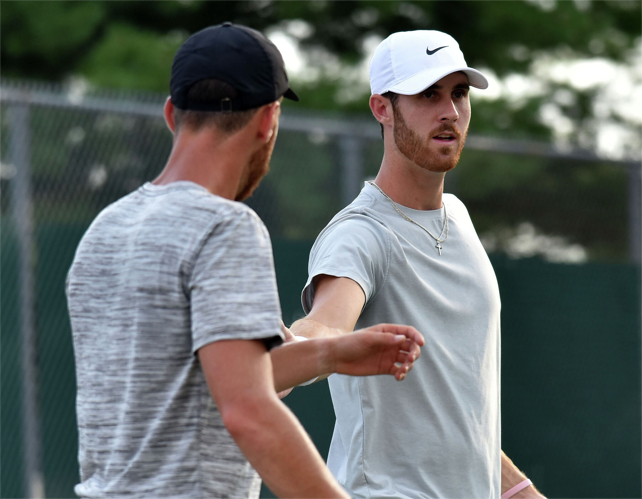 Doubles final delayed to Sunday morning; singles final to follow