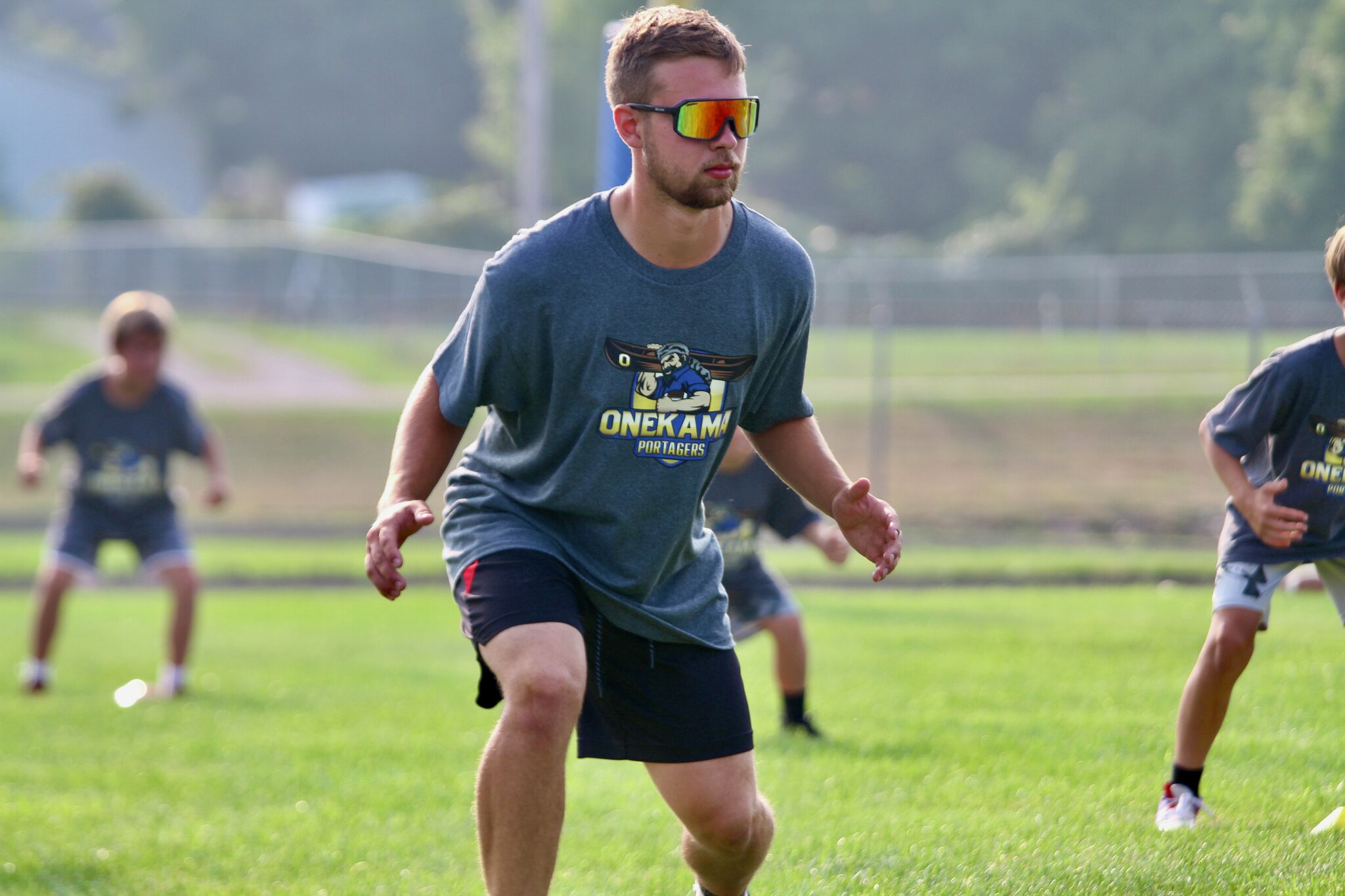 Onekama football prioritizes defense on day two of camp