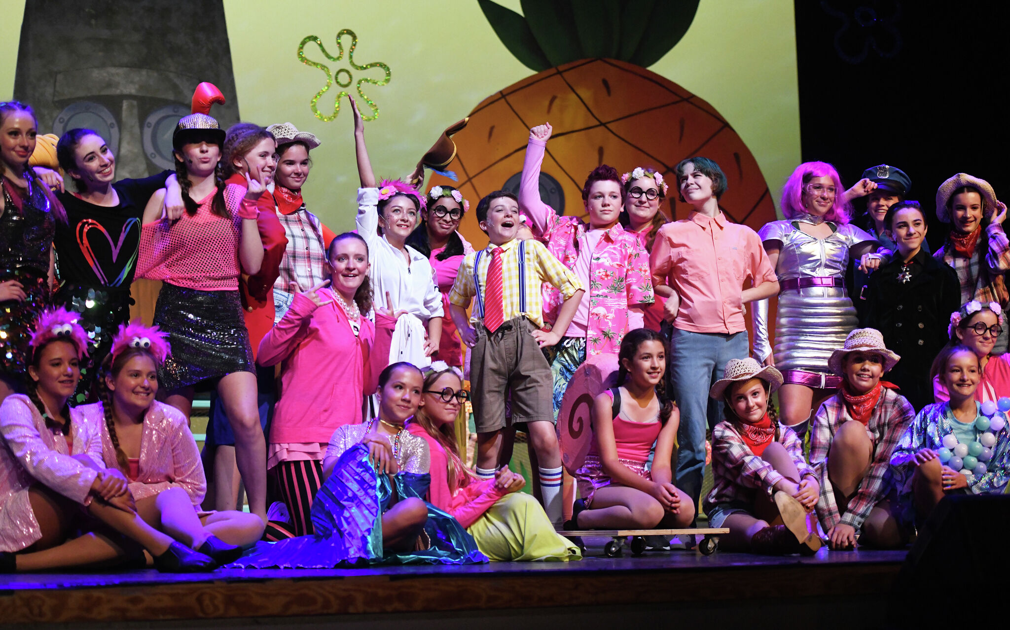 Photos: Darien students perform summer workshop "Spongebob"