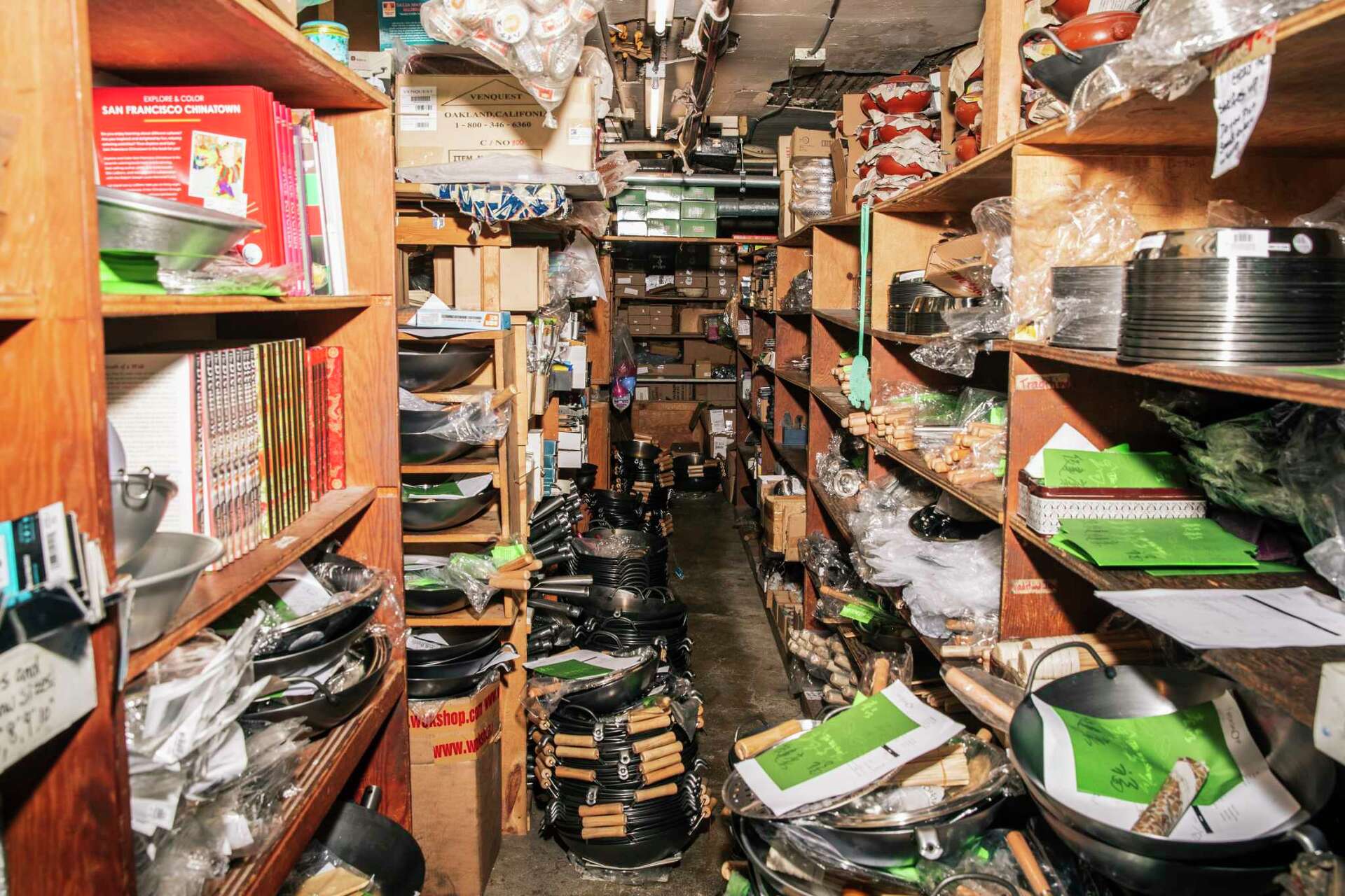 Can the Wok Shop in San Francisco meet a surge in online orders?