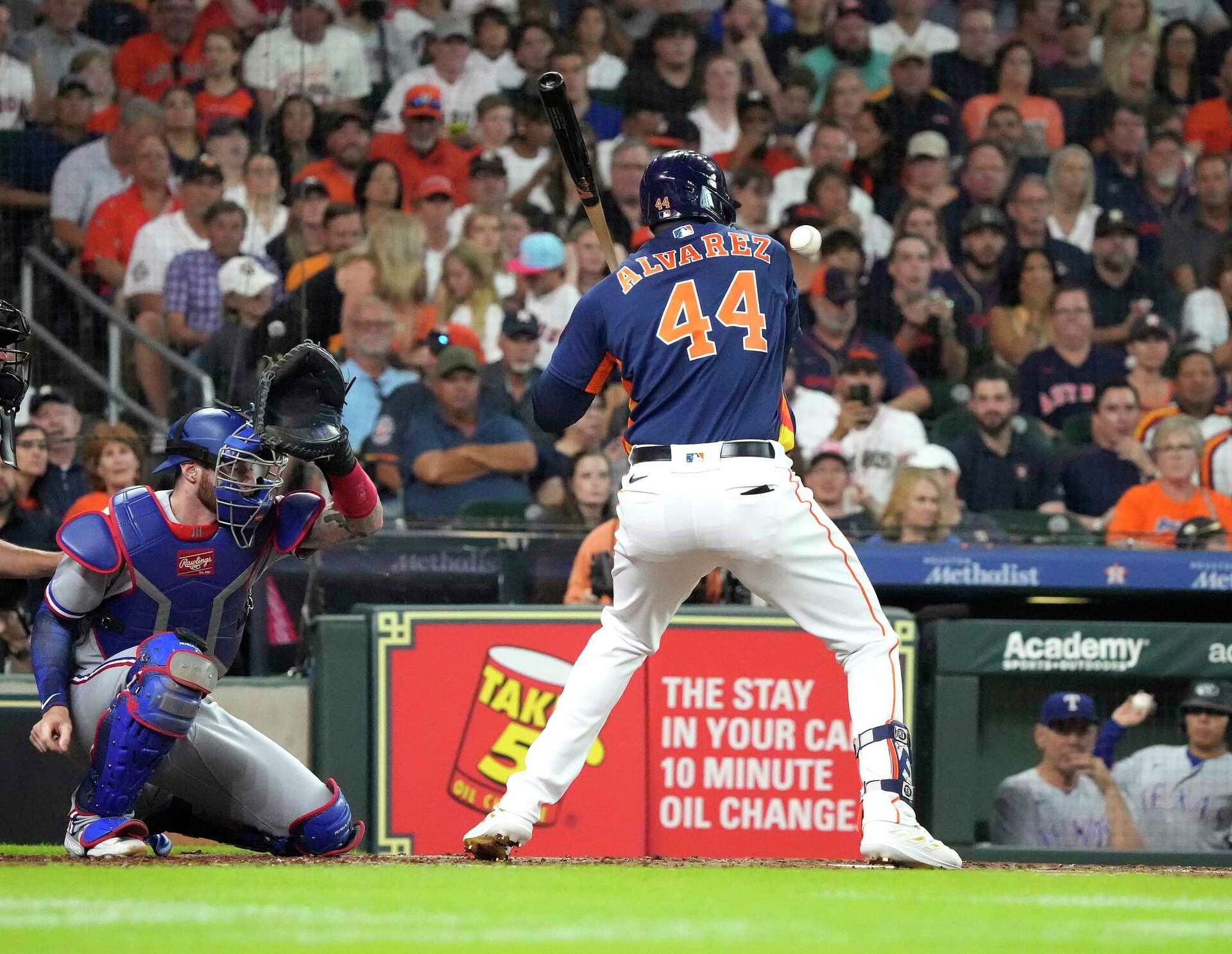 Houston Astros: Texas Rangers avoid sweep with blowout in chippy game