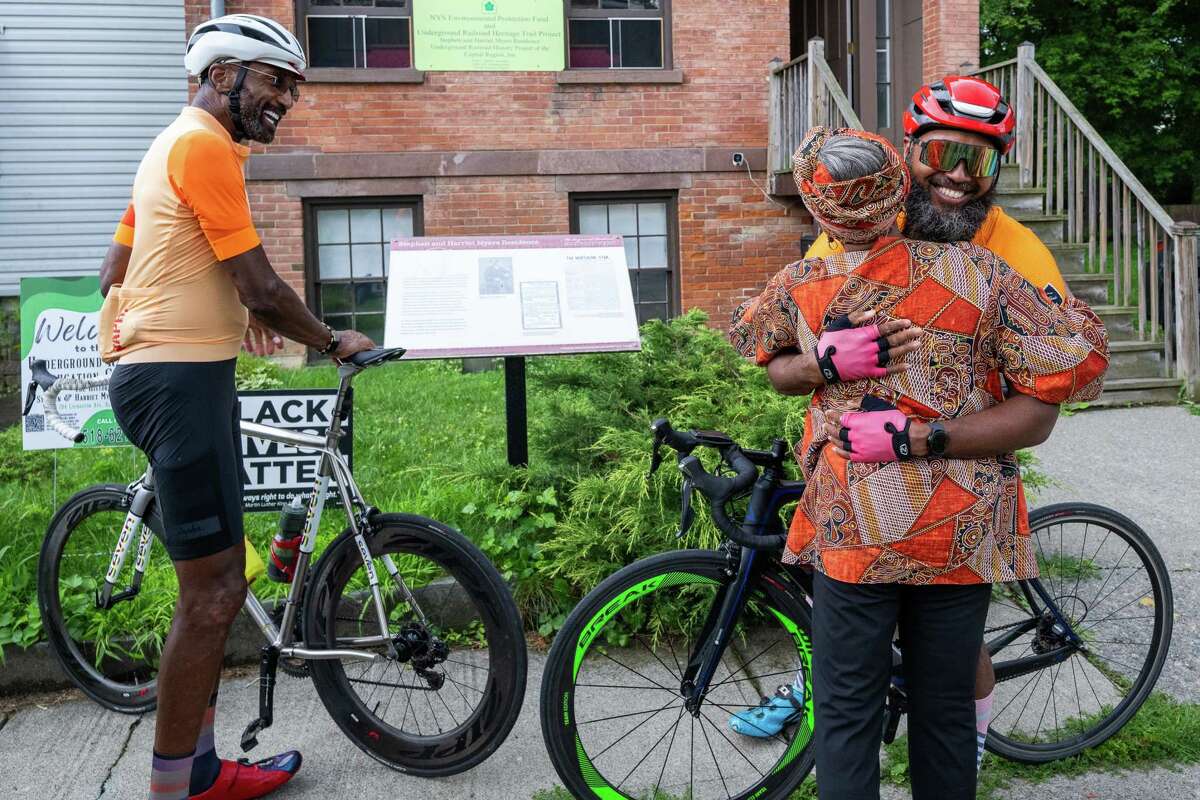Photos: Cyclists follow Underground Railroad into Albany