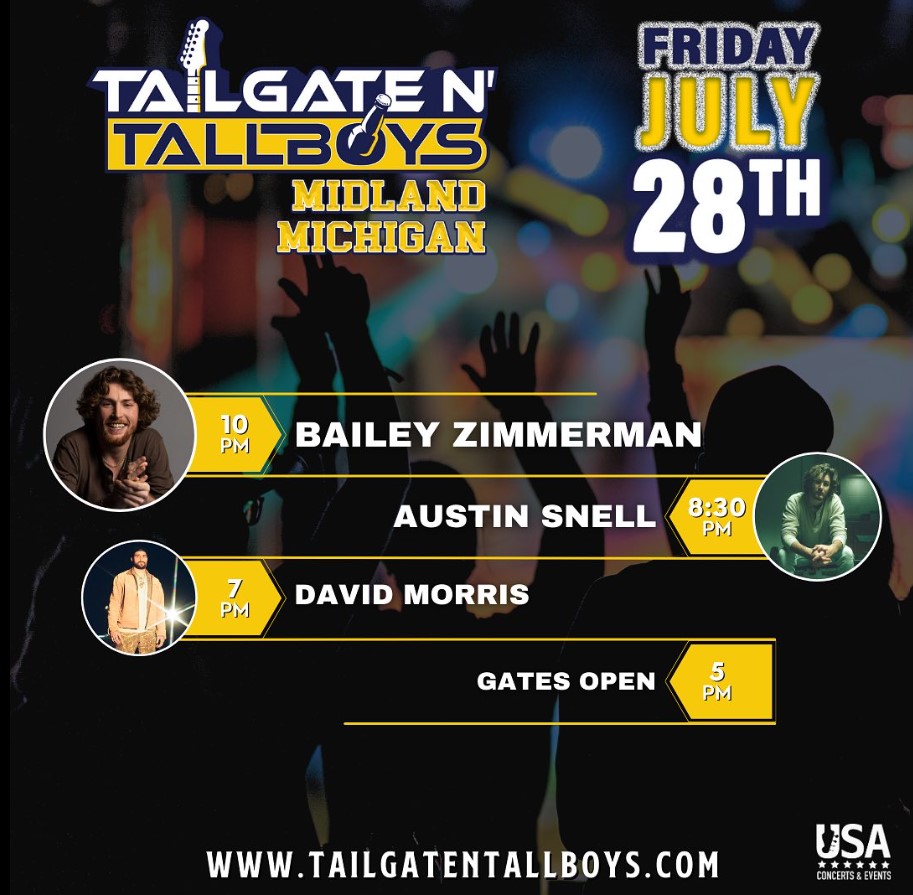 Bailey Zimmerman comes to Midland tonight, rain or shine