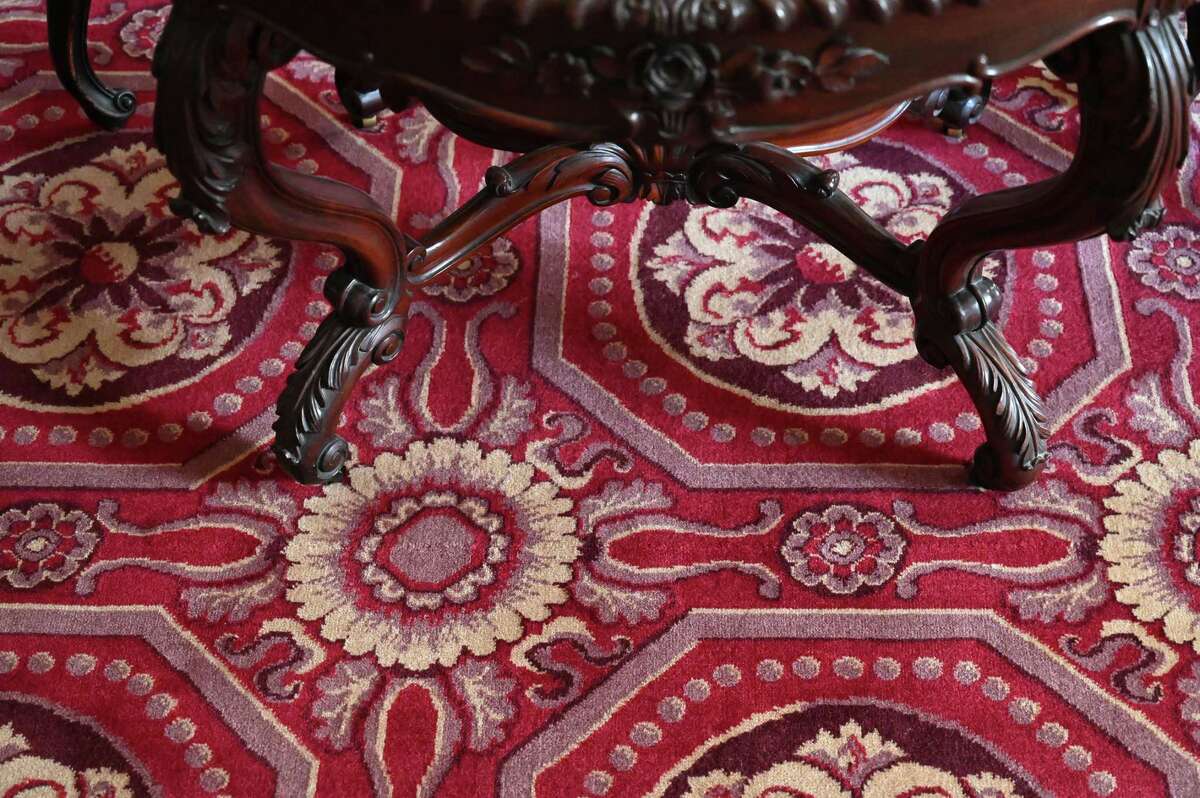 Troy's Hart-Cluett House sees new historic carpet installed