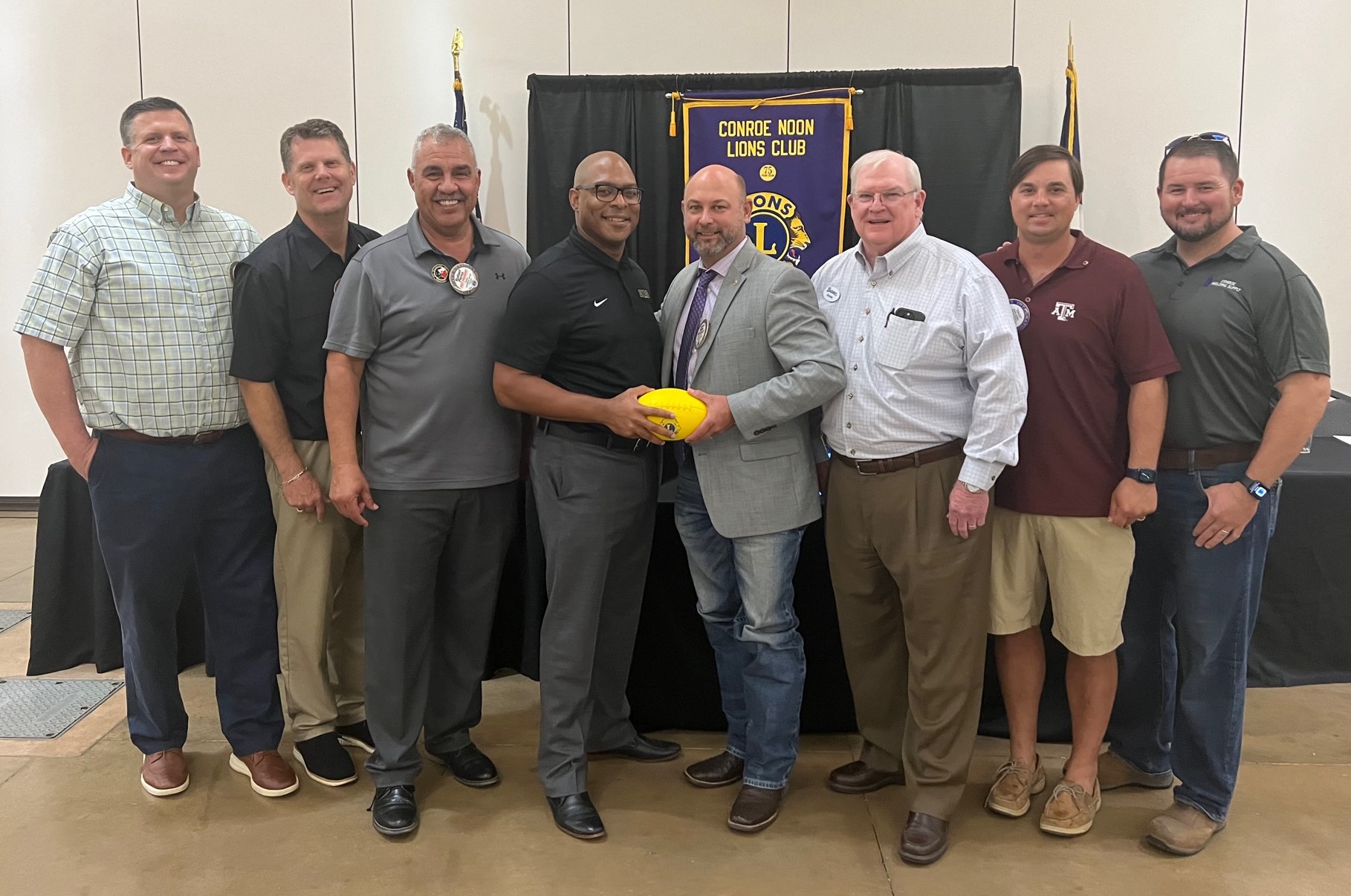 Conroe Noon Lions hear from coaches in 47th Annual Pigskin Preview