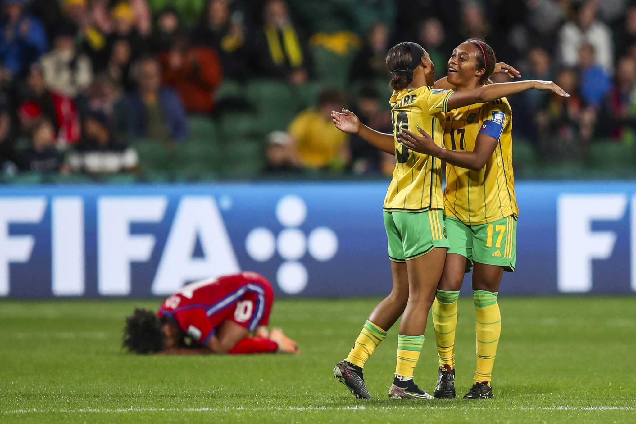 Jamaica edges Panama for first women's World Cup win