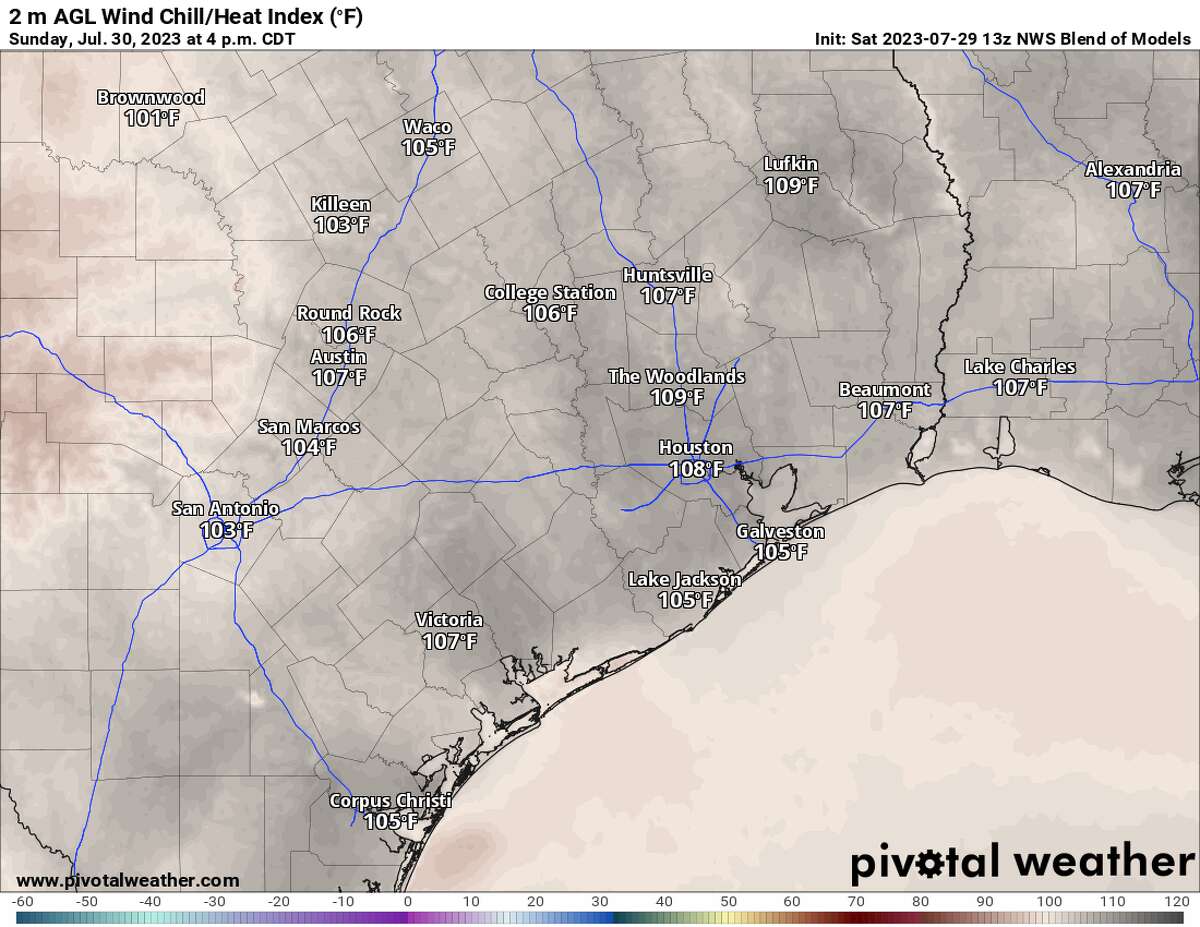 Houston to see triple-digit temperatures every day this week