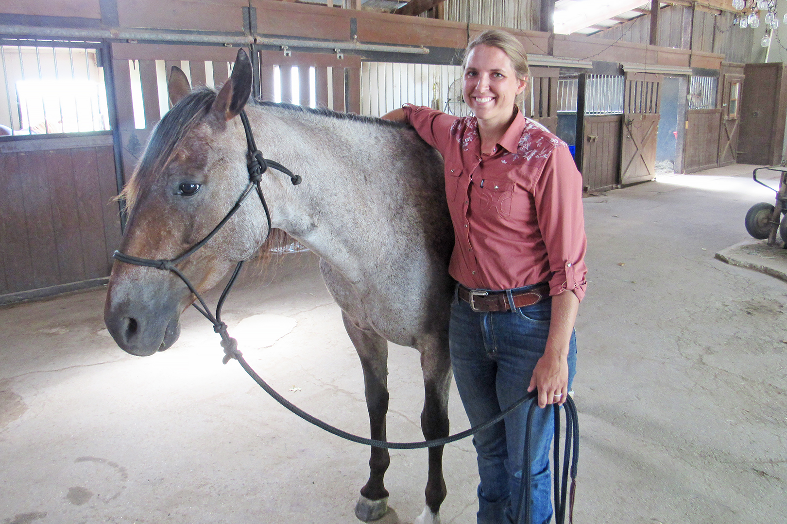 Life lessons from horses: EHS grad Messer loves training, teaching