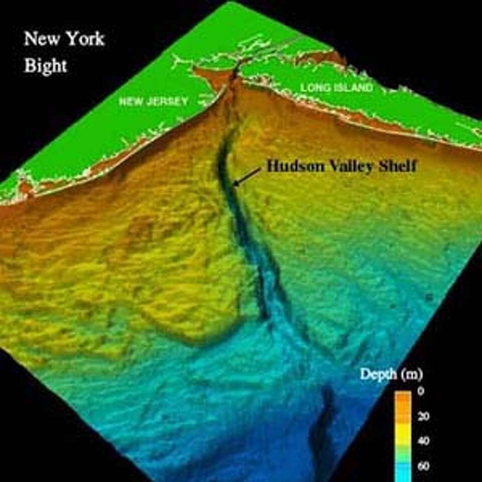 Hudson Canyon is an underwater extension of the Hudson Valley