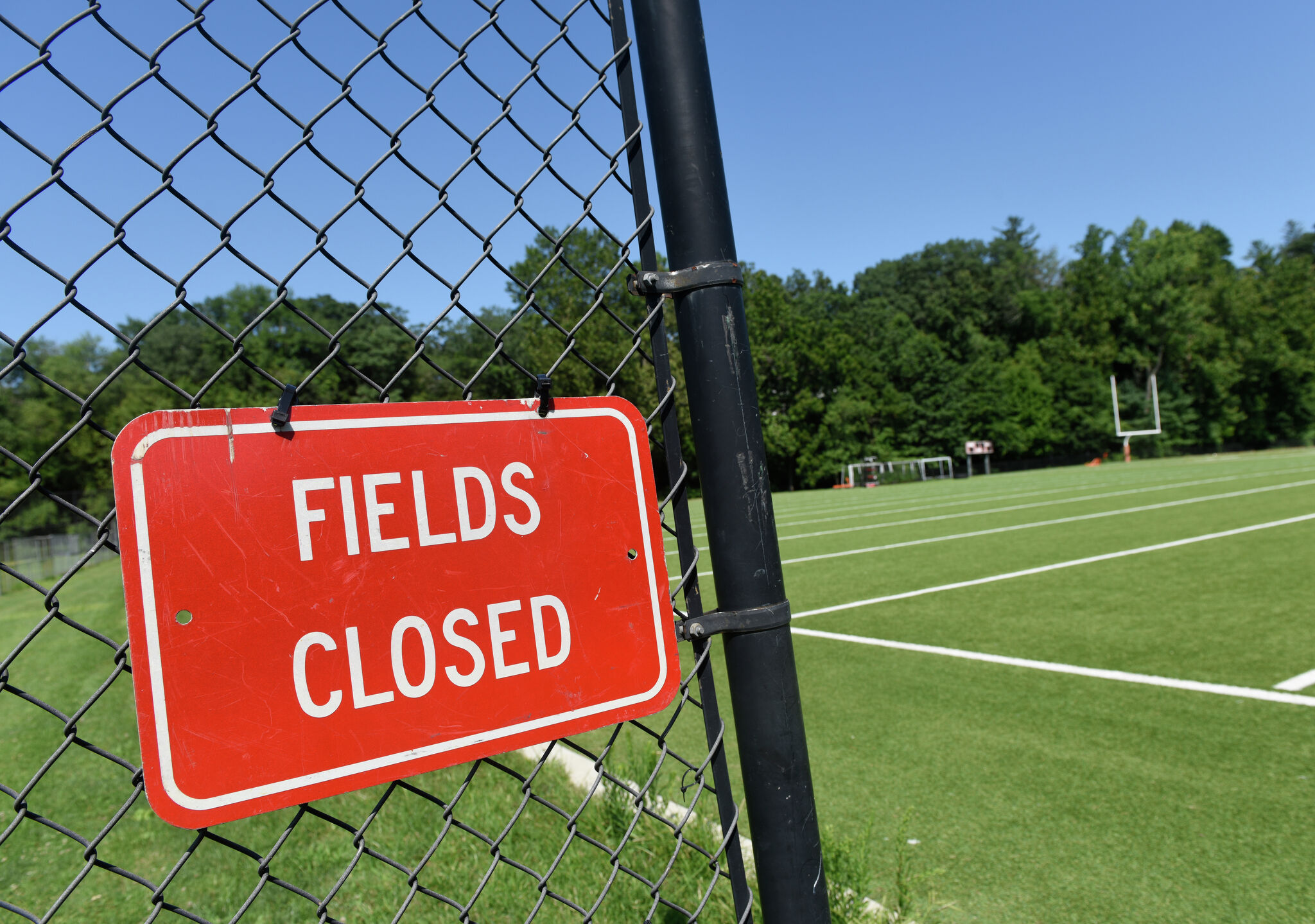 Contaminated Greenwich High School fields should be open by spring