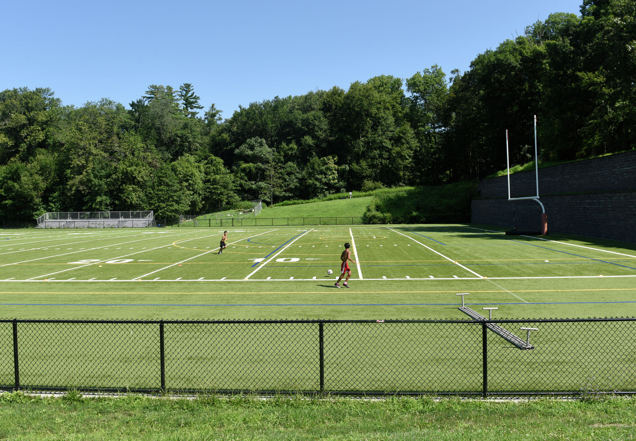 Will Greenwich contaminated school fields be ready for football?