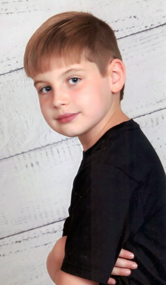 Benjamin Ray is celebrating eighth birthday