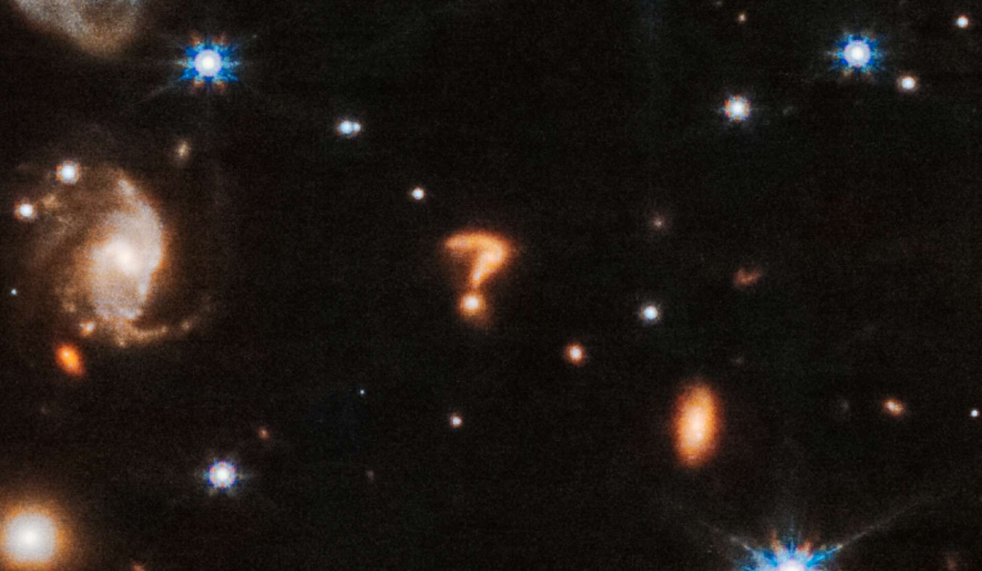 NASA spies eerie 'question mark' lurking in deep space