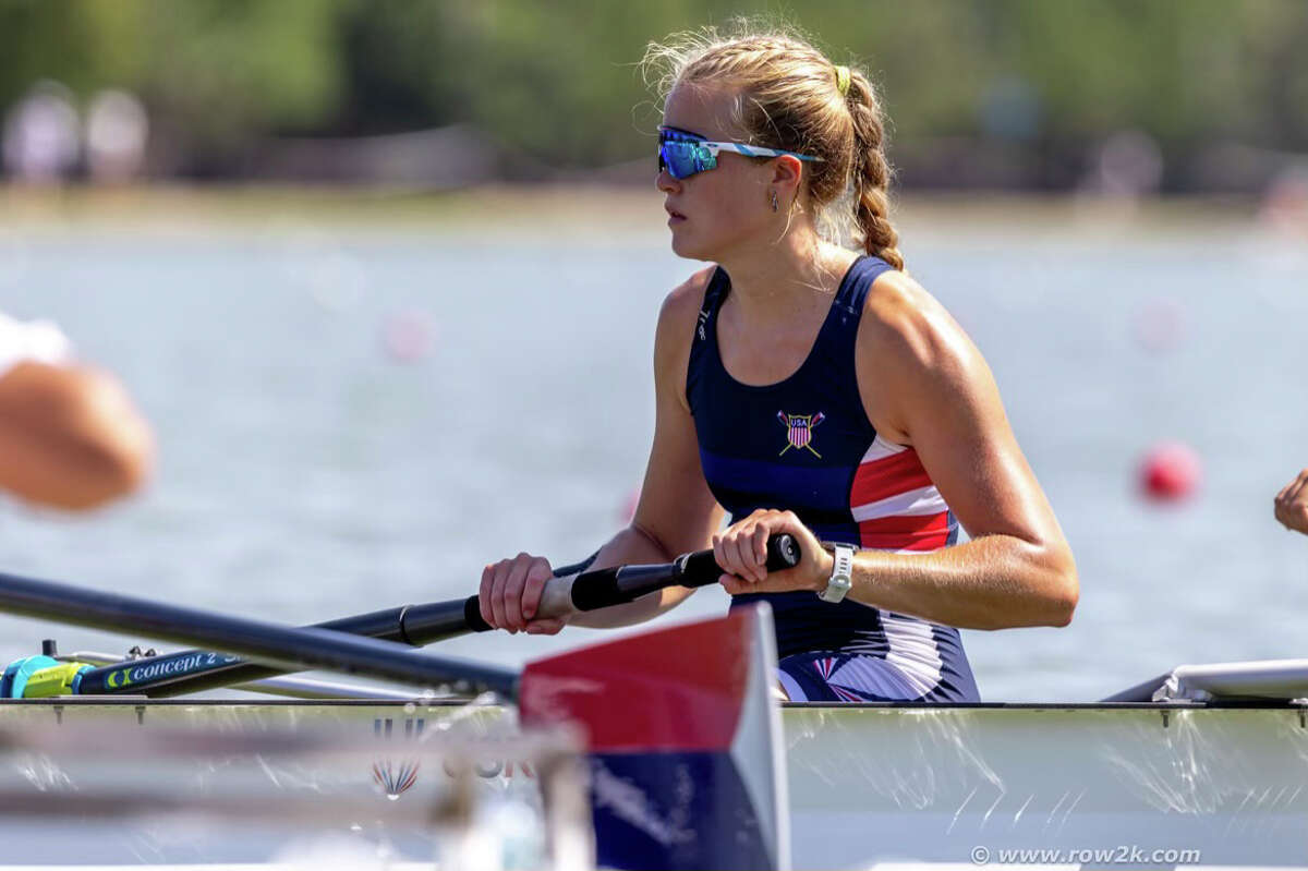 Midland's Hoefer wins bronze at world rowing championships