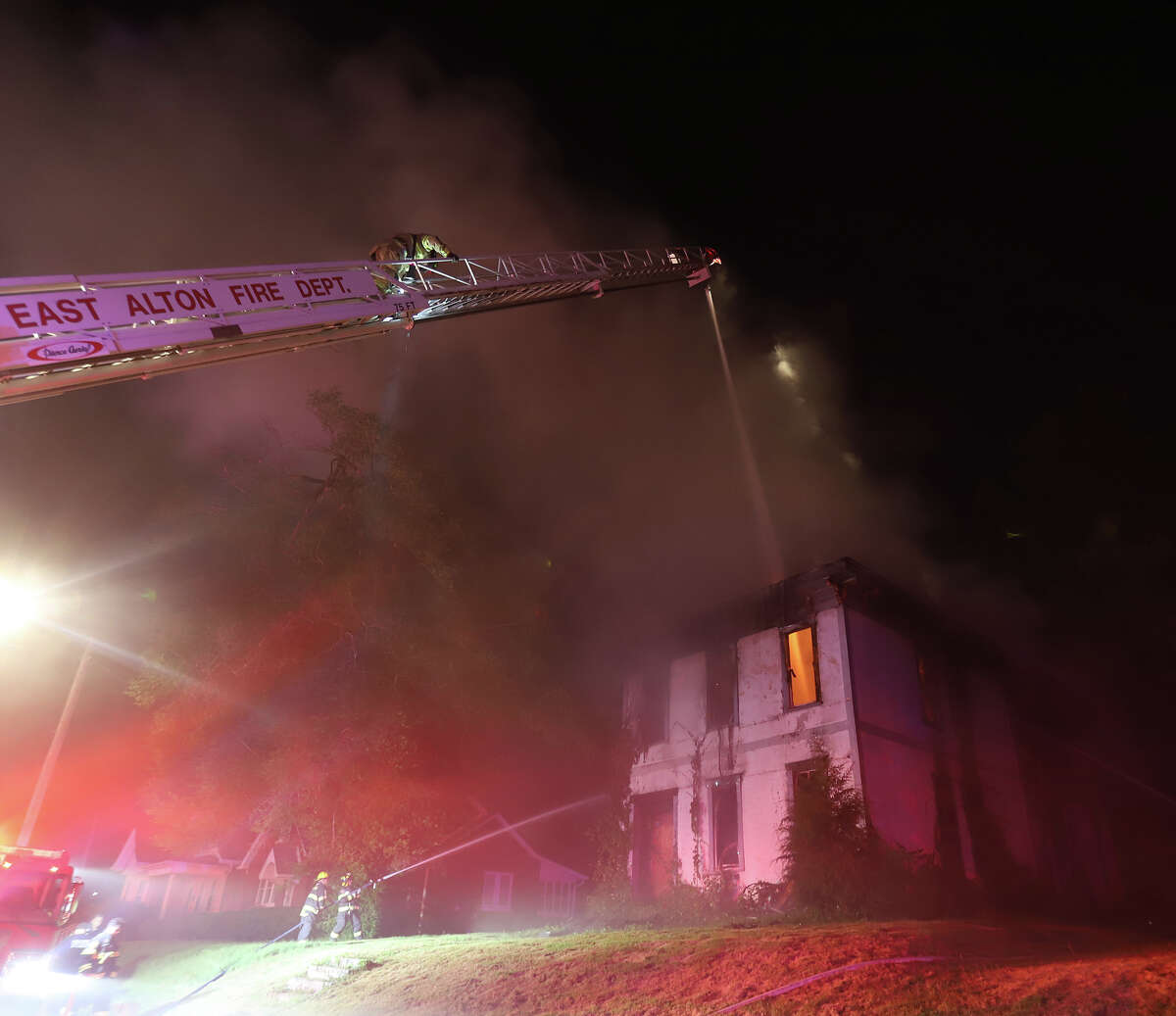 Empty house burns in Alton late Monday in fire termed suspicious