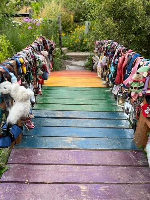 Rainbow Bridge hidden in mountains helps owners remember their pets in ...