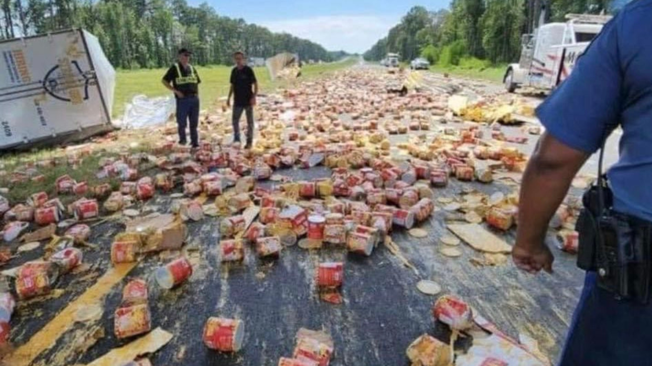 San Antonio's Ricos cheese spills onto Arkansas highway