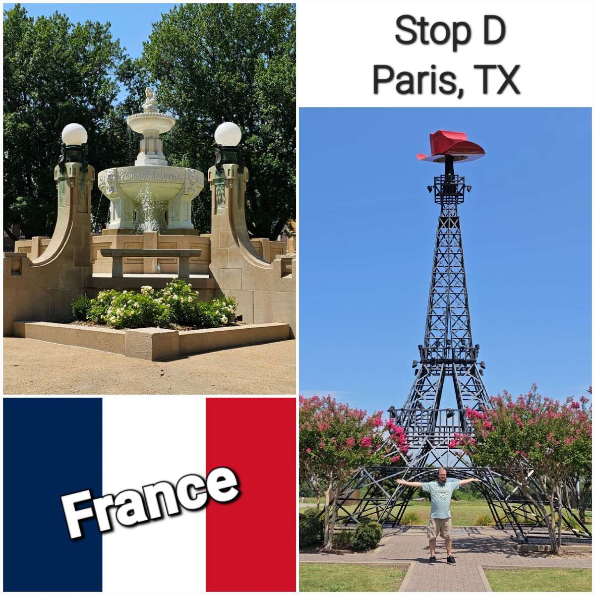 Houston man road trips to 11 Texas cities named after places in Europe
