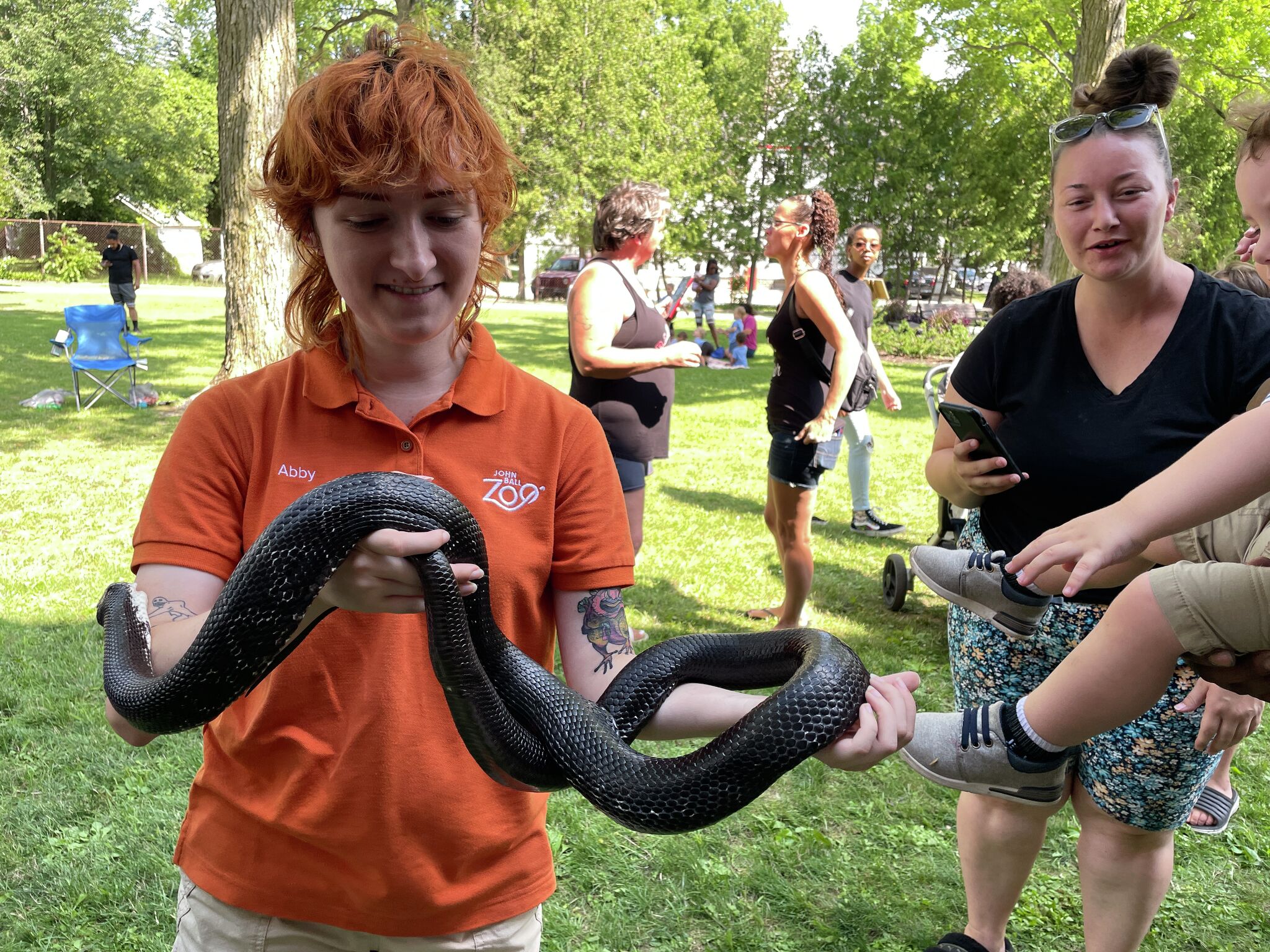 John Ball Zoo brings animals to the Big Rapids Community Library
