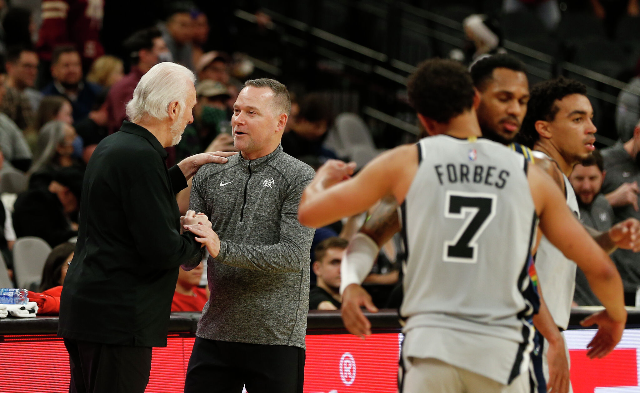 Denver Nuggets' Michael Malone praises Gregg Popovich
