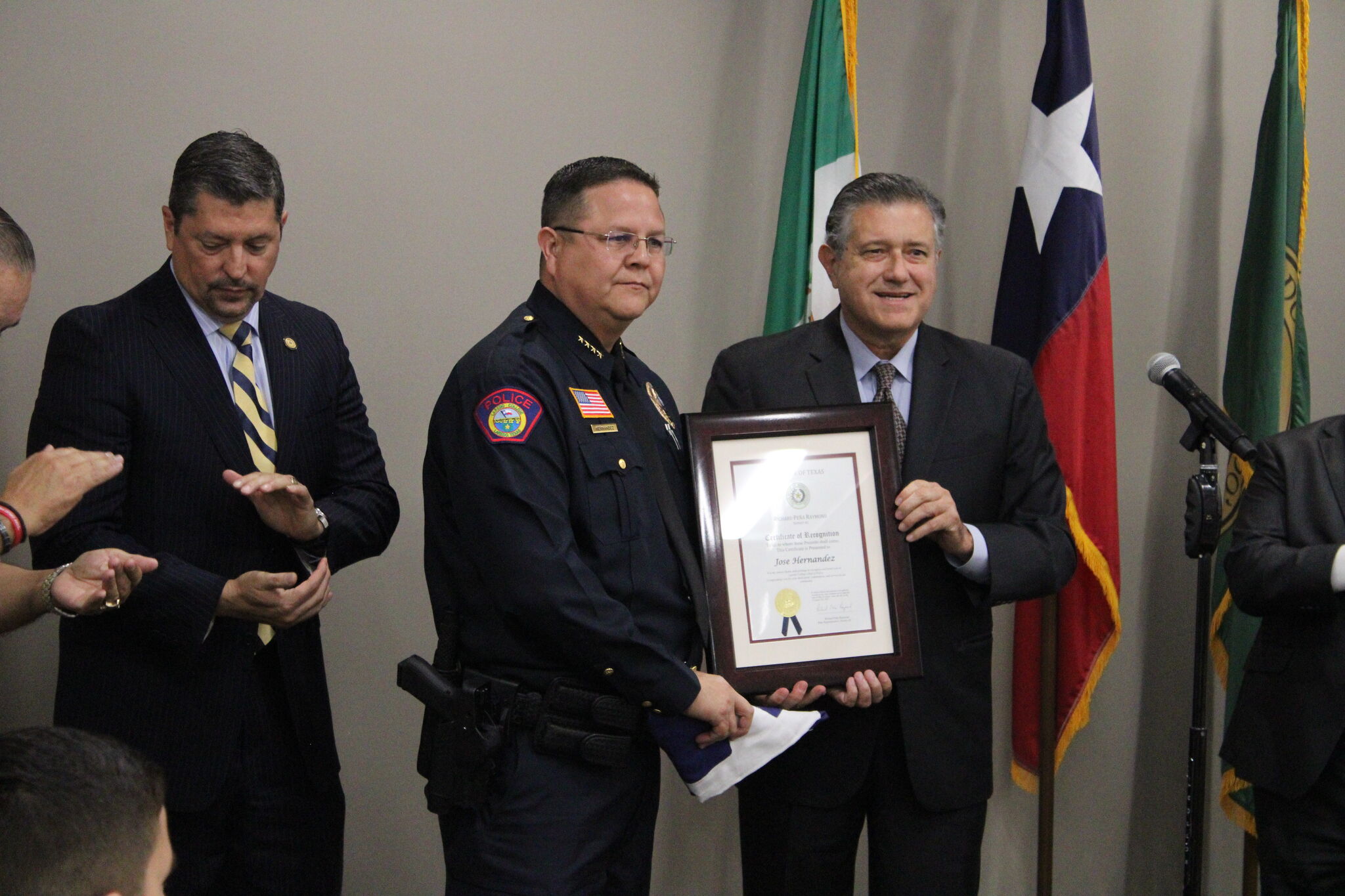 Laredo College swears in Jose Hernandez as next Chief of Police
