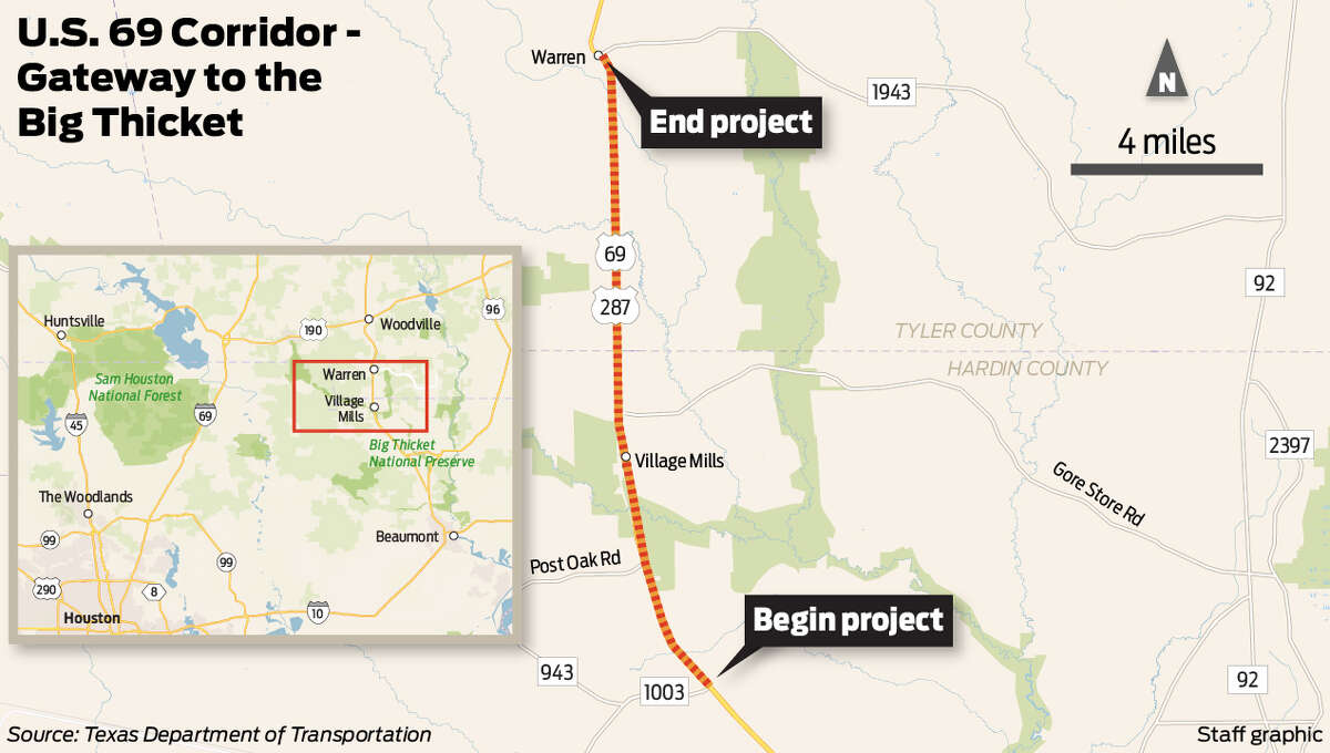 TxDOT safety plans for highway work a big problem for Big Thicket