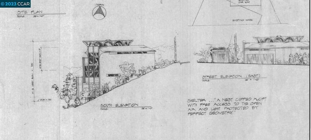 Home with flower roof and sweeping views of SF Bay hits market