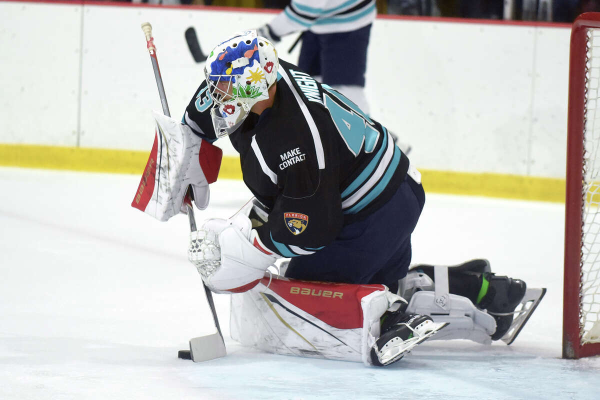 Darien's Knight happy to be back on the ice for NHL's Panthers