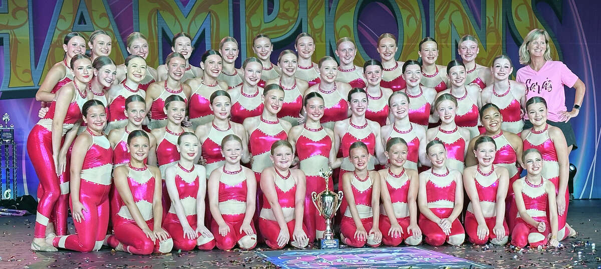 Photo: Sara's dance team competes in nationals