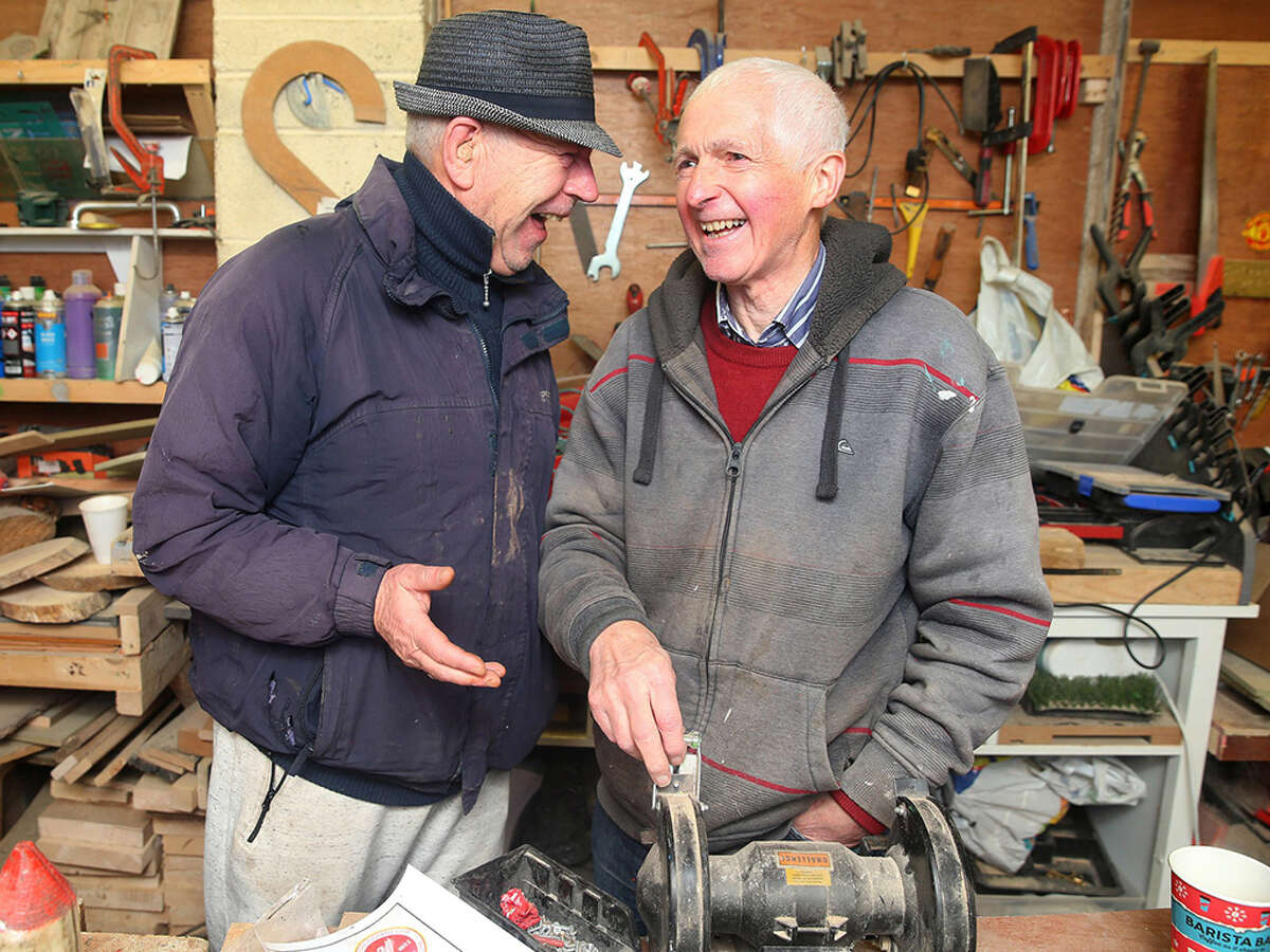 Belfast men's shed provides a lifeline during crisis