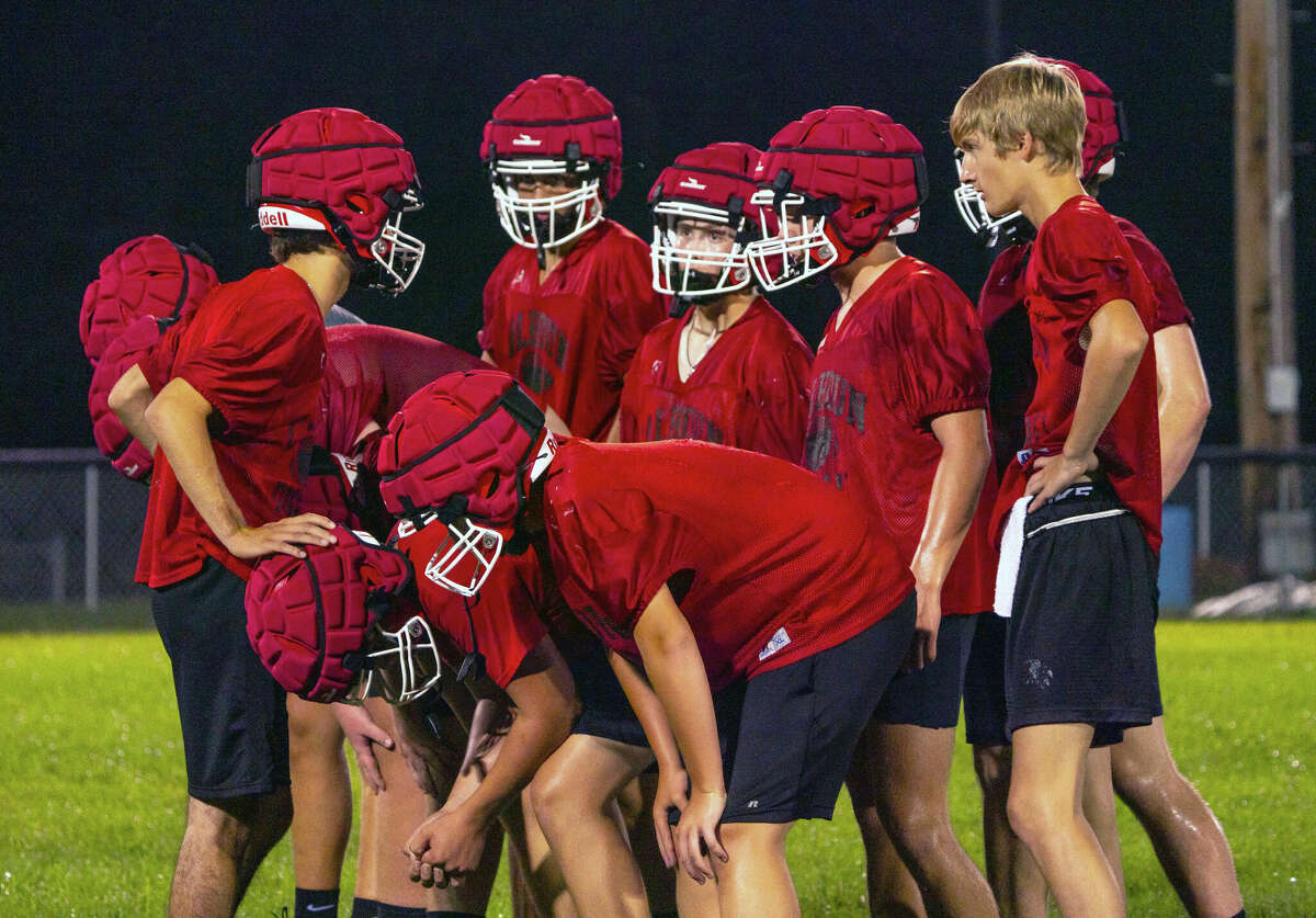 Calhoun High football starts preseason with midnight practice
