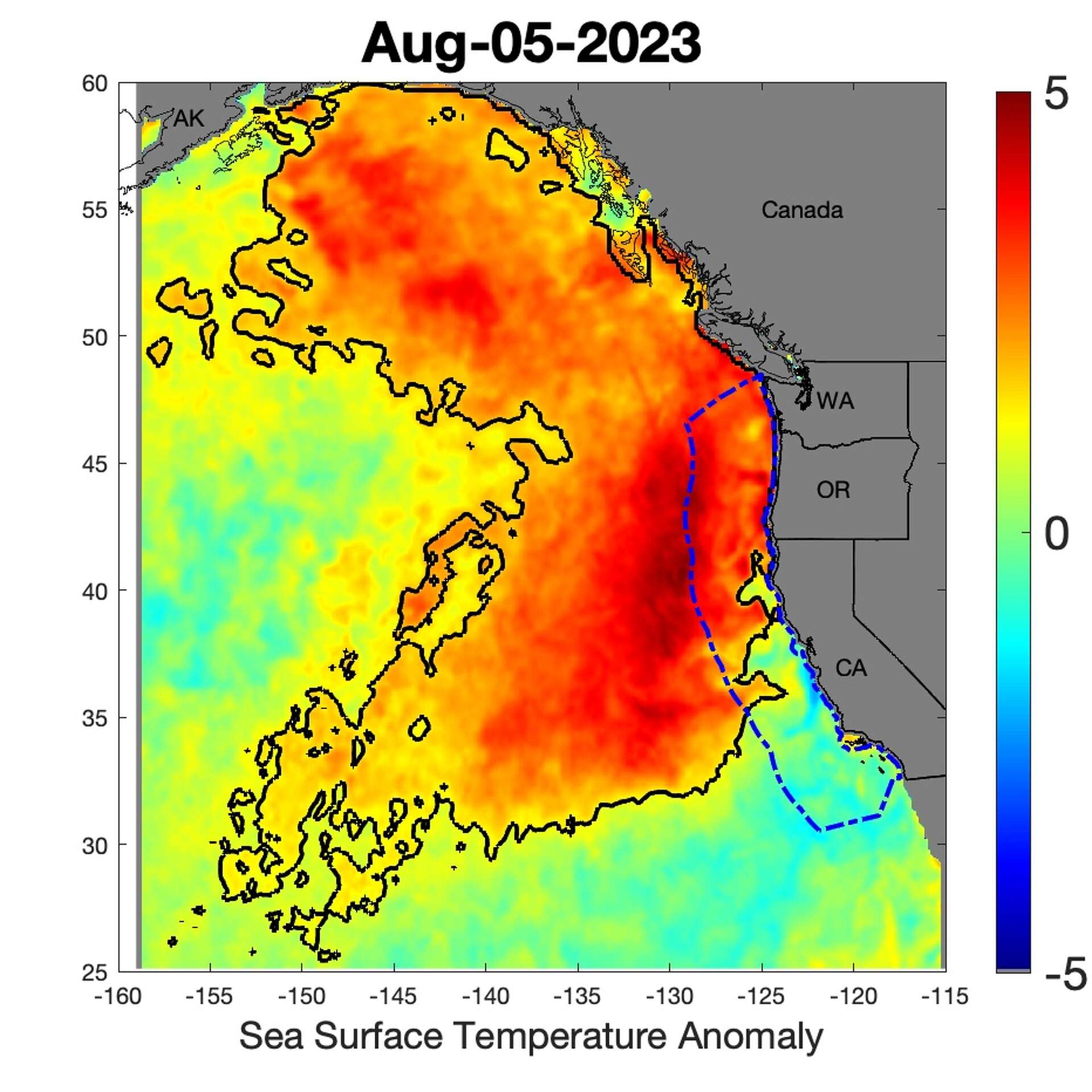 ‘Severe’ marine heat wave begins arriving in Northern California