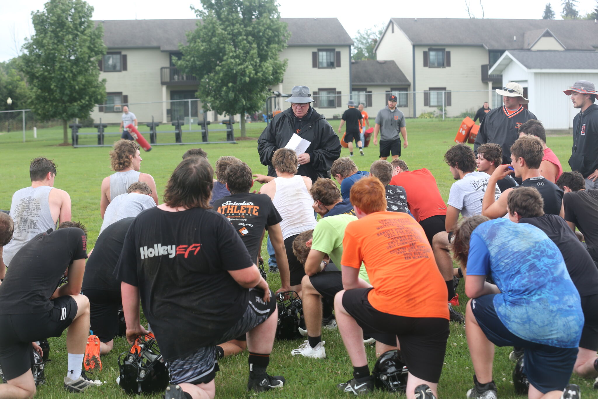 Ubly football back to work with conditioning for the season