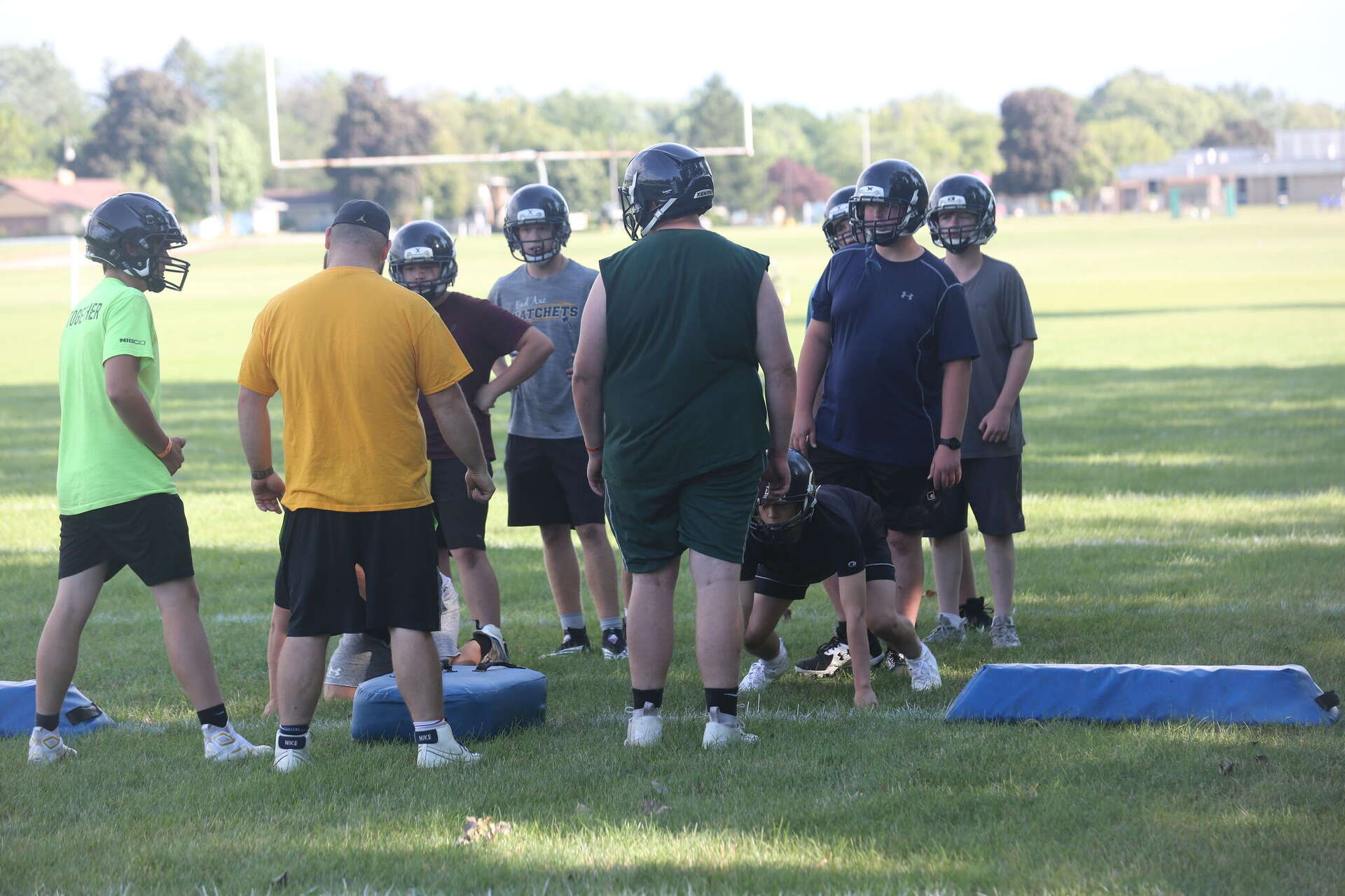 Bad Axe football preps for full 8-player season