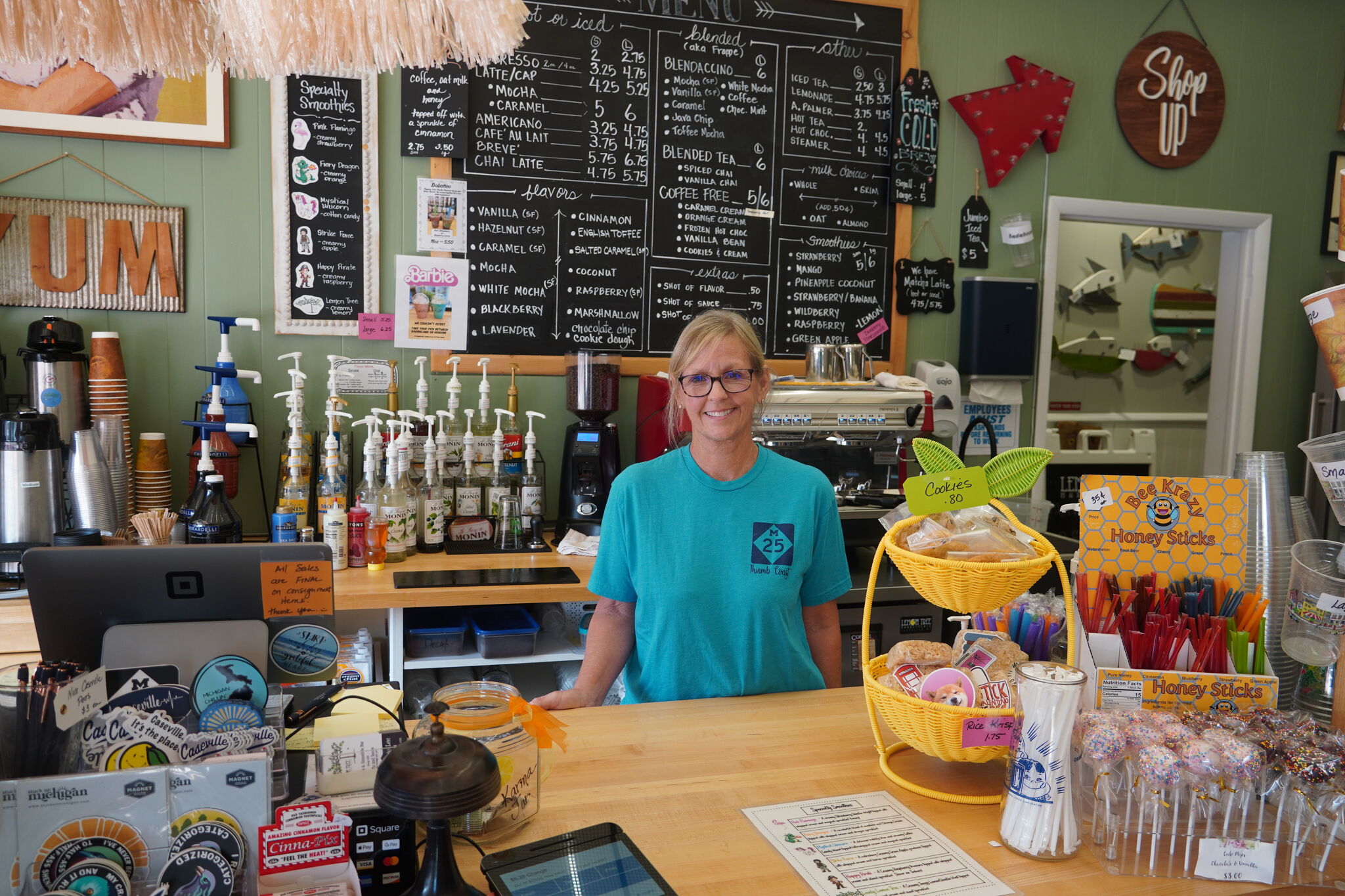 Caseville's Lemon Tree Marketplace offers coffee and gifts